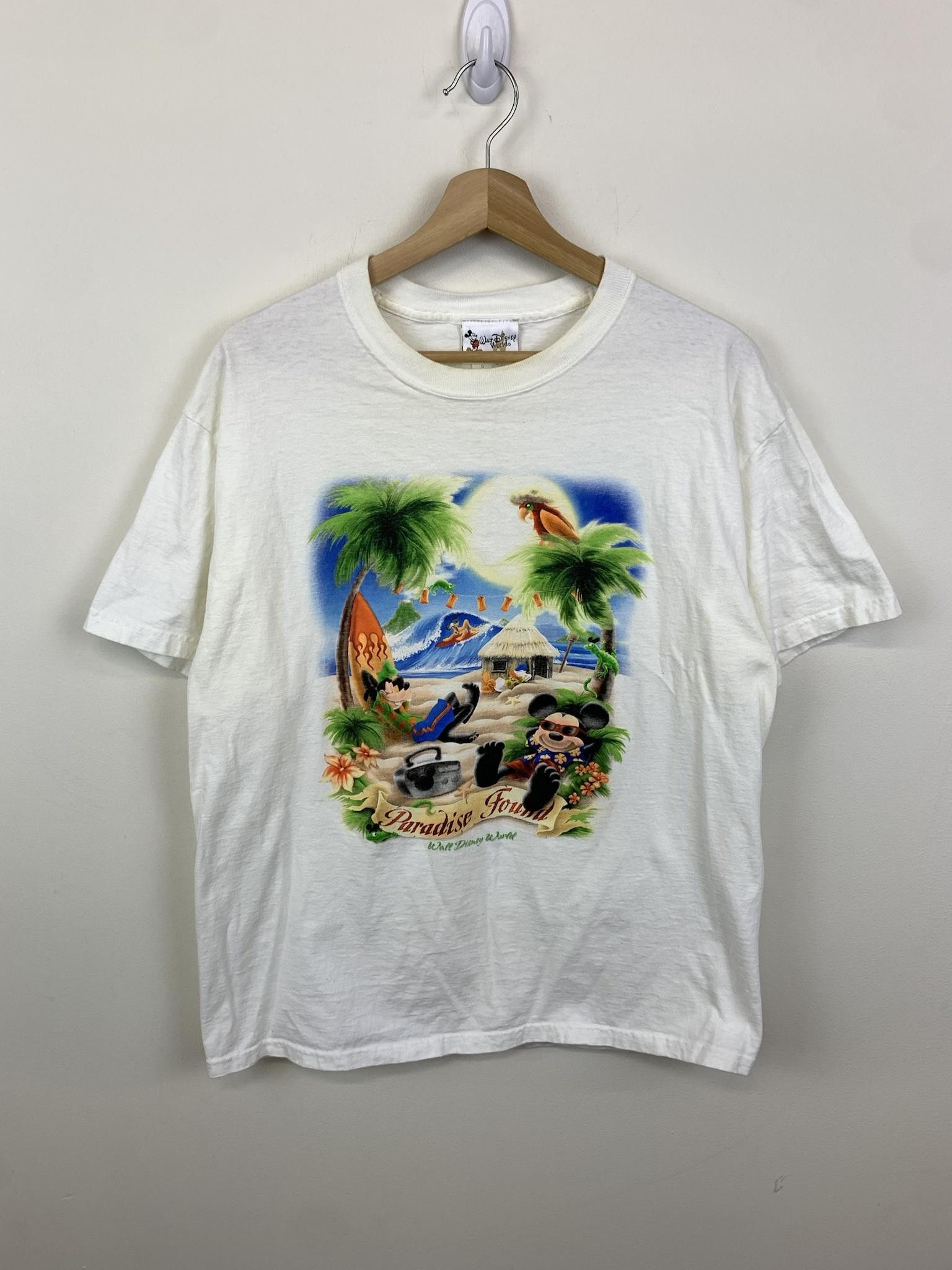 Disney × Streetwear × Vintage Vintage Disney Mickey Mouse Paradise Found Tee | Grailed