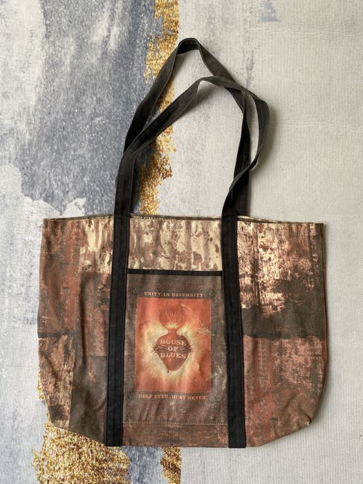 Vintage Vintage 90s House Of Blue Band Tote Bag | Grailed