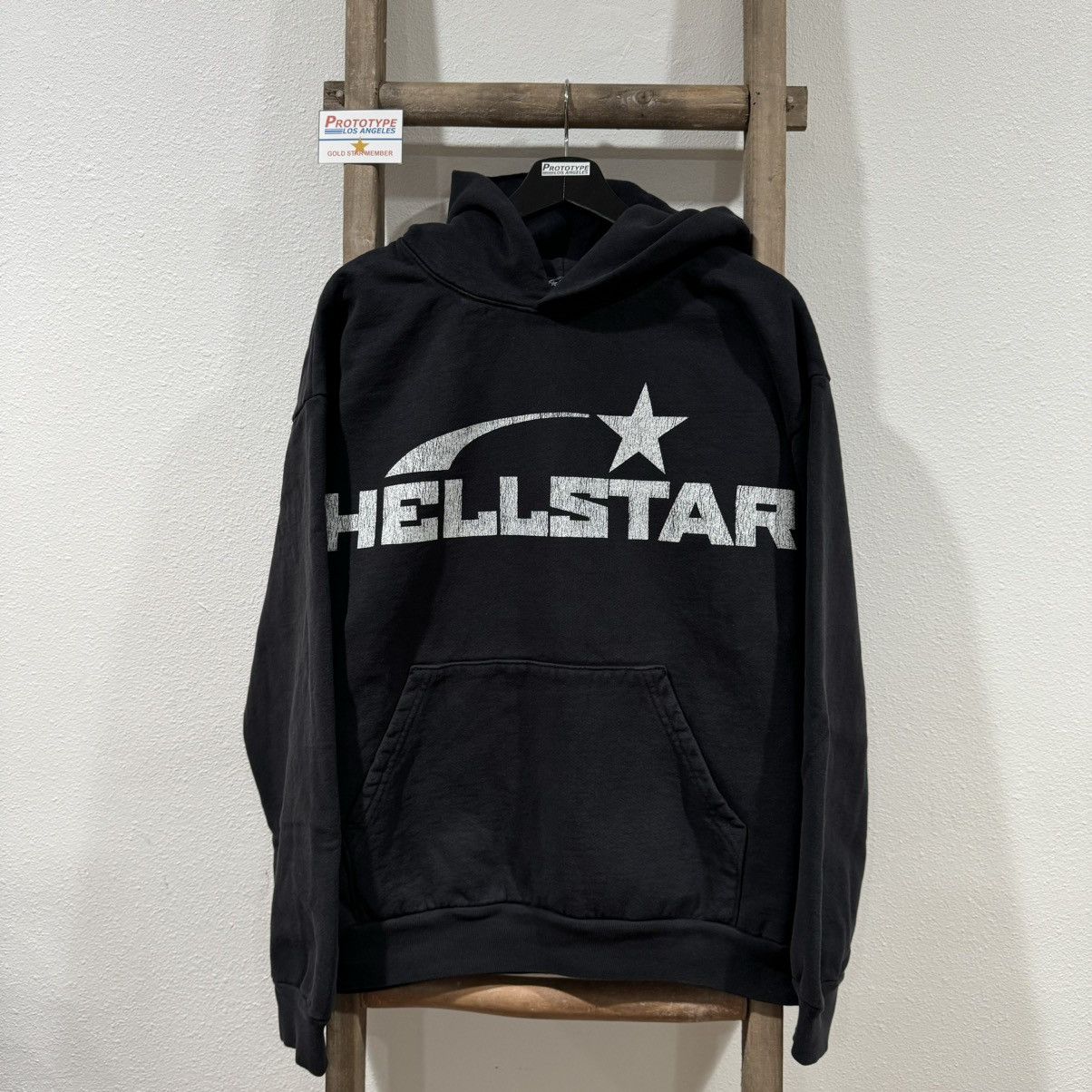 HELLSTAR Hellstar Logo Black Hoodie L | Grailed