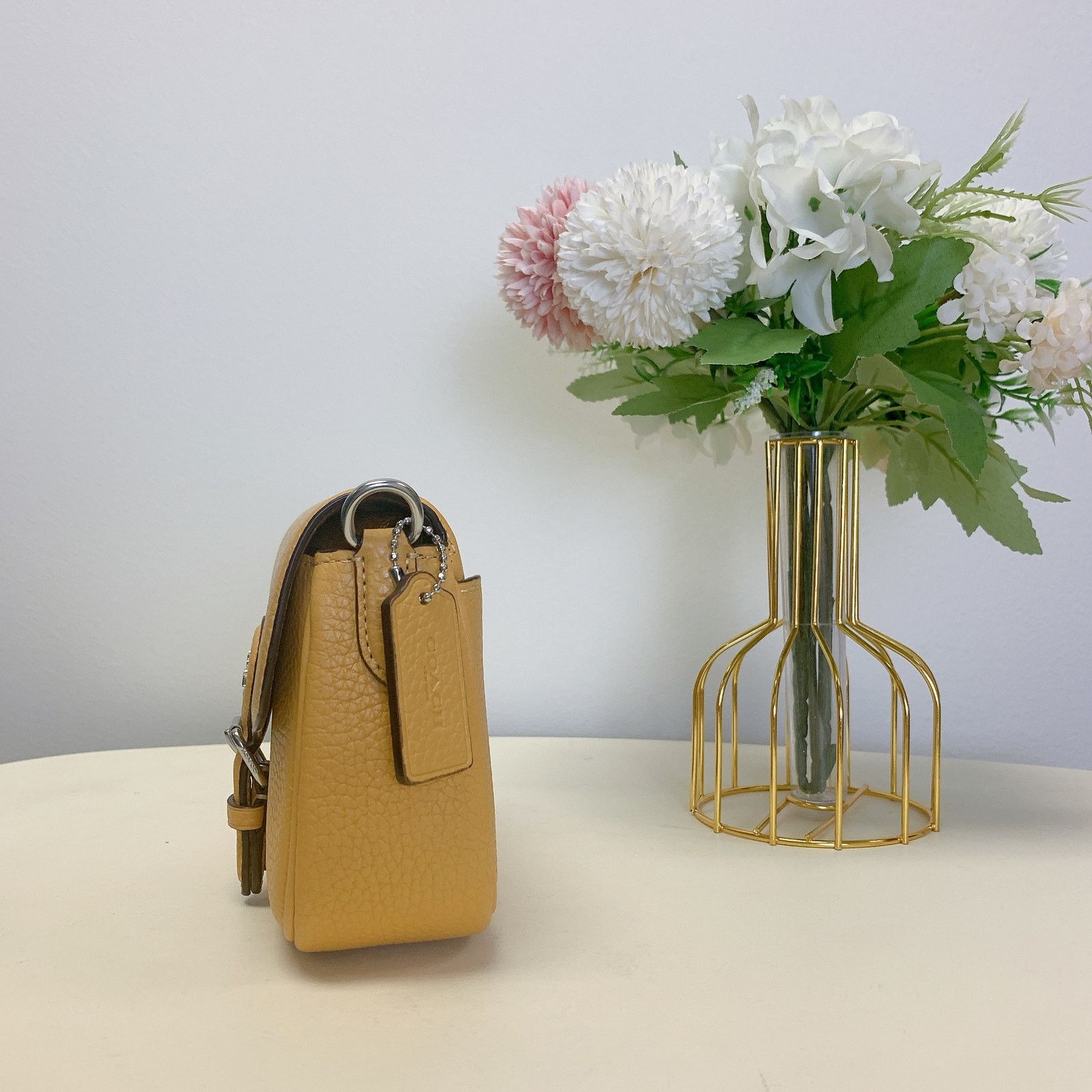Coach Coach CP001 Amelia Small Saddle Bag Honey Comb | Grailed