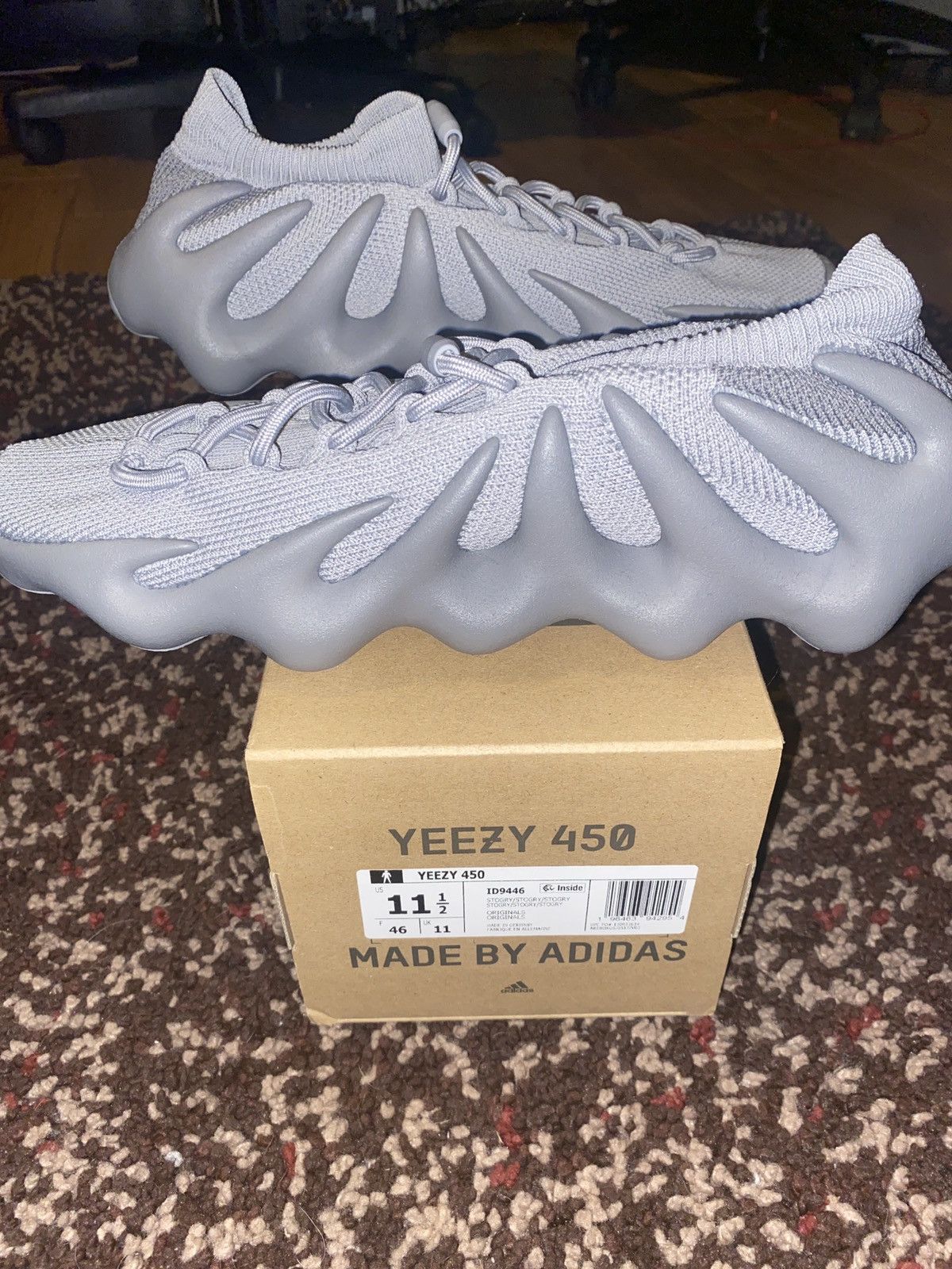 Adidas Yeezy 450 stone grey | Grailed