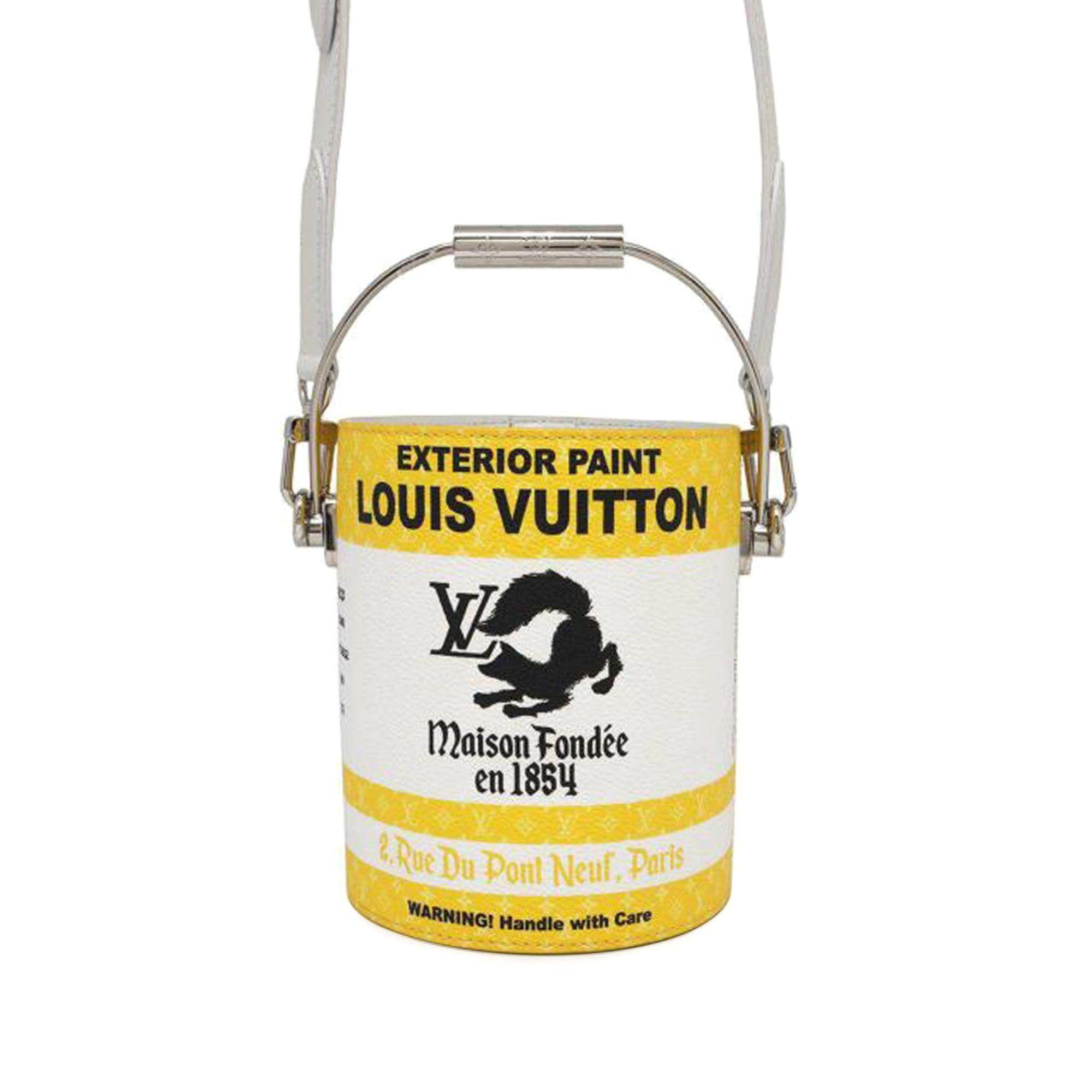 Louis Vuitton Yellow Monogram Paint Can Satchel | Grailed