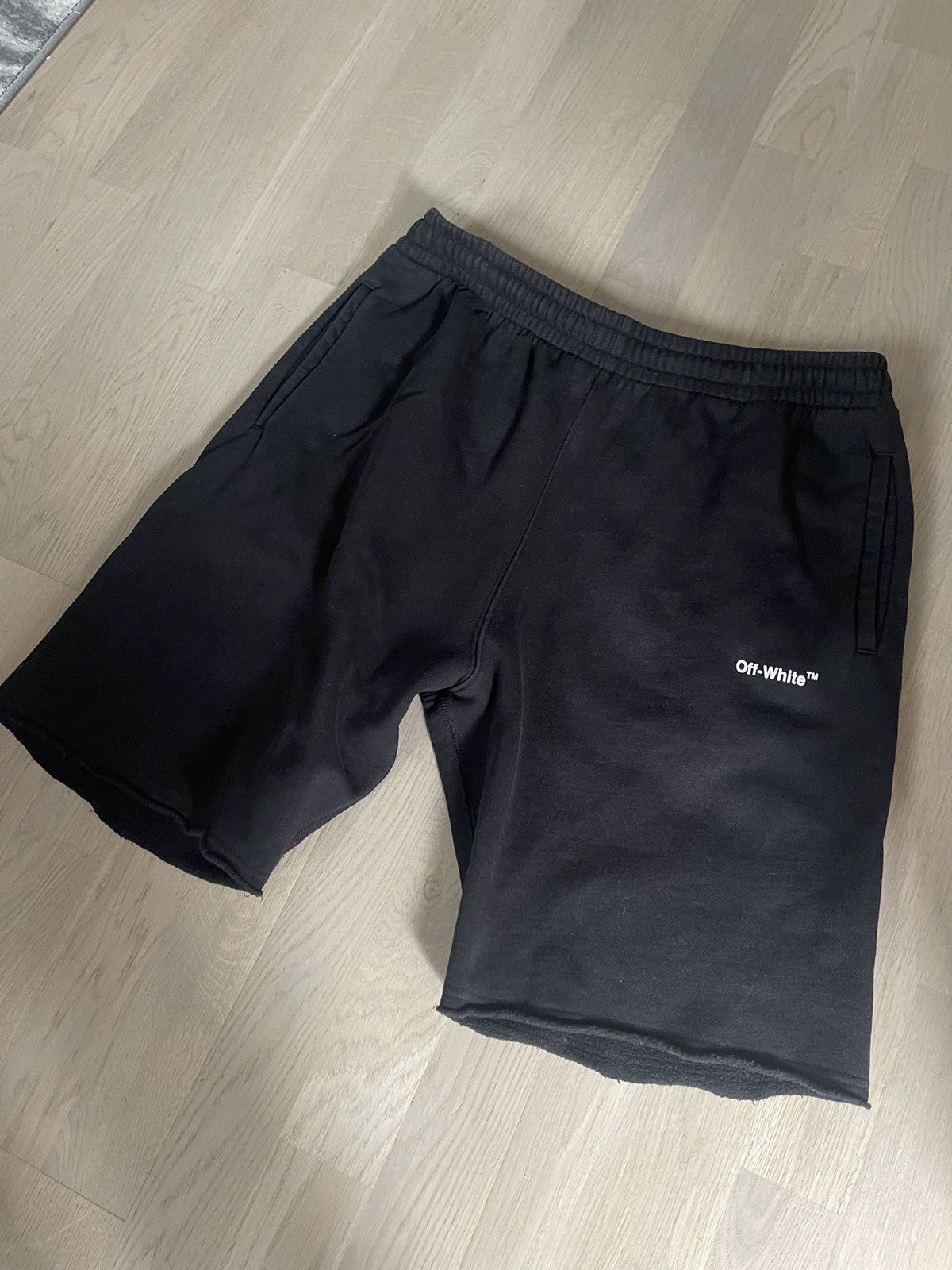 Off-White OFF-WHITE shorts STUDY sizes in photos SHOWNby tape measure ...