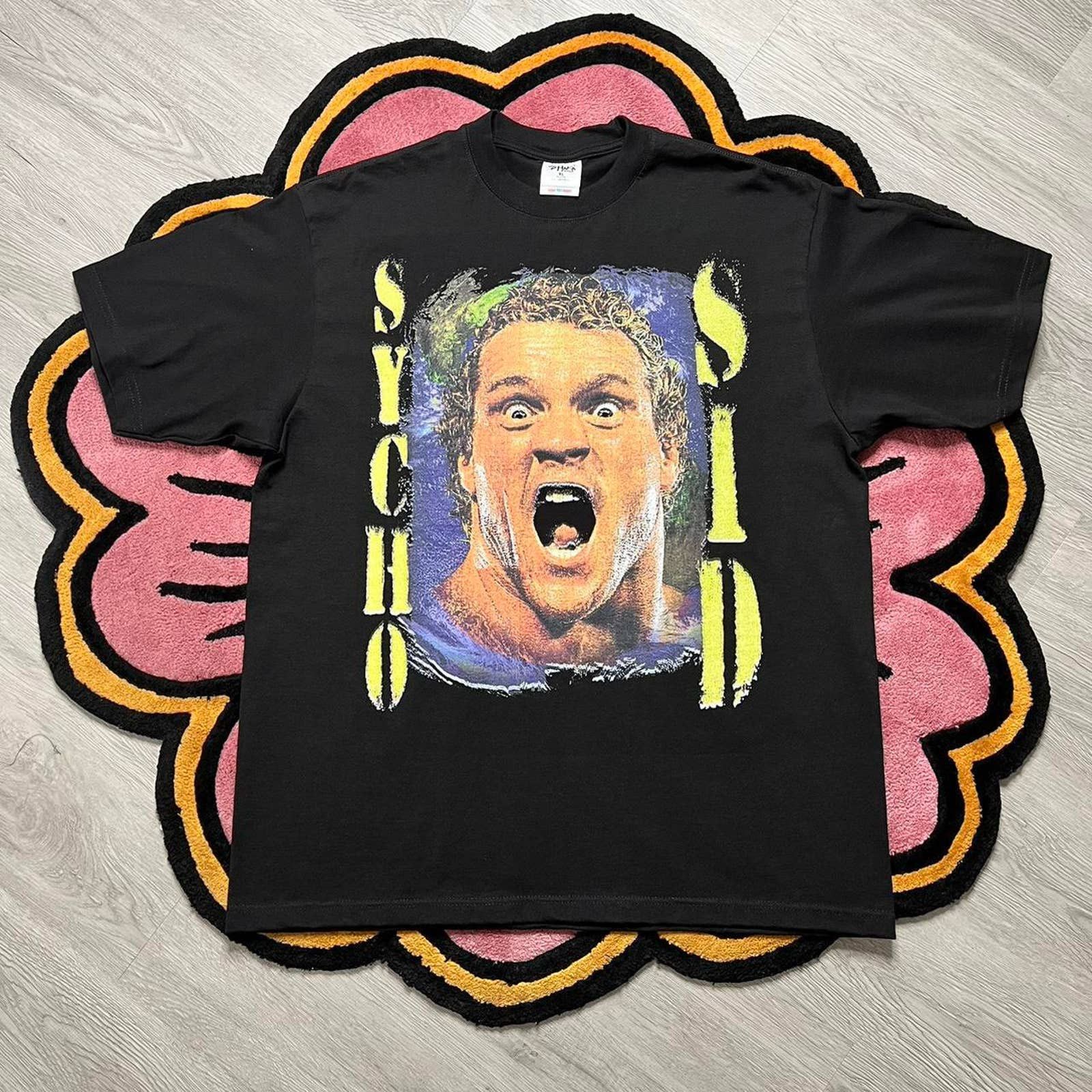 Wwe × Wwf WWF Sycho Sid Master and Ruler Of The World Rap T-shirt | Grailed