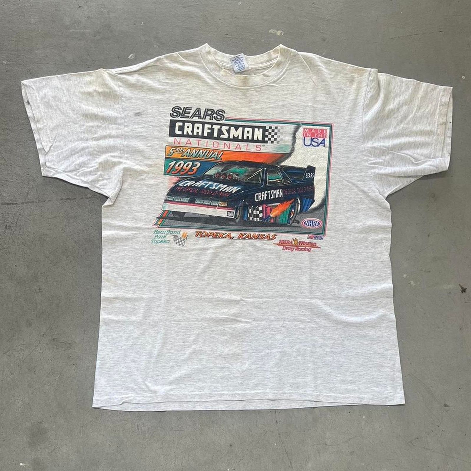 NASCAR × Streetwear × Vintage Vintage 90s Sears NHRA Nascar Racing ...
