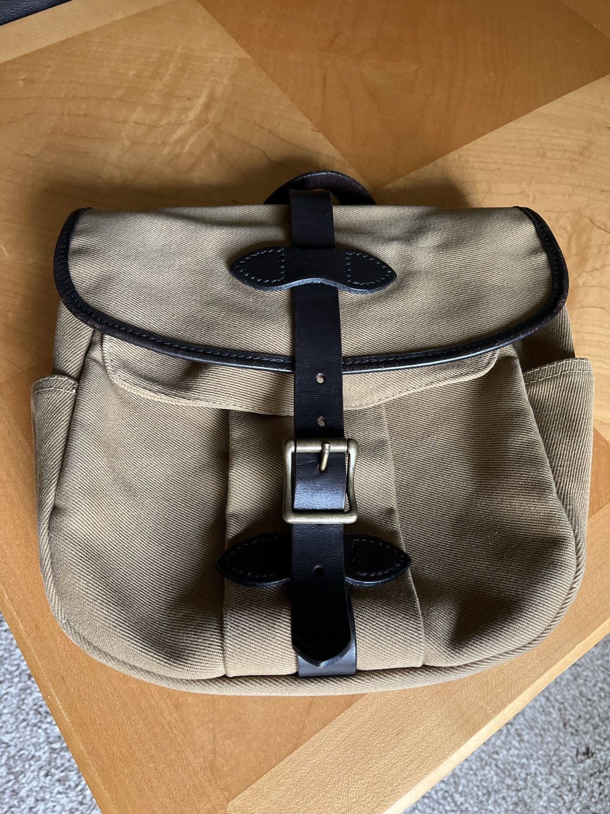 Filson Filson Small Rugged Twill Field Bag Satchel Purse Leather | Grailed