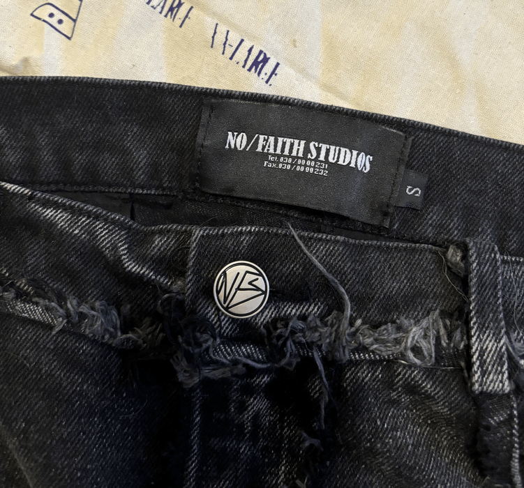 No Faith Studios 64 POCKET PANTS BLACK | Grailed