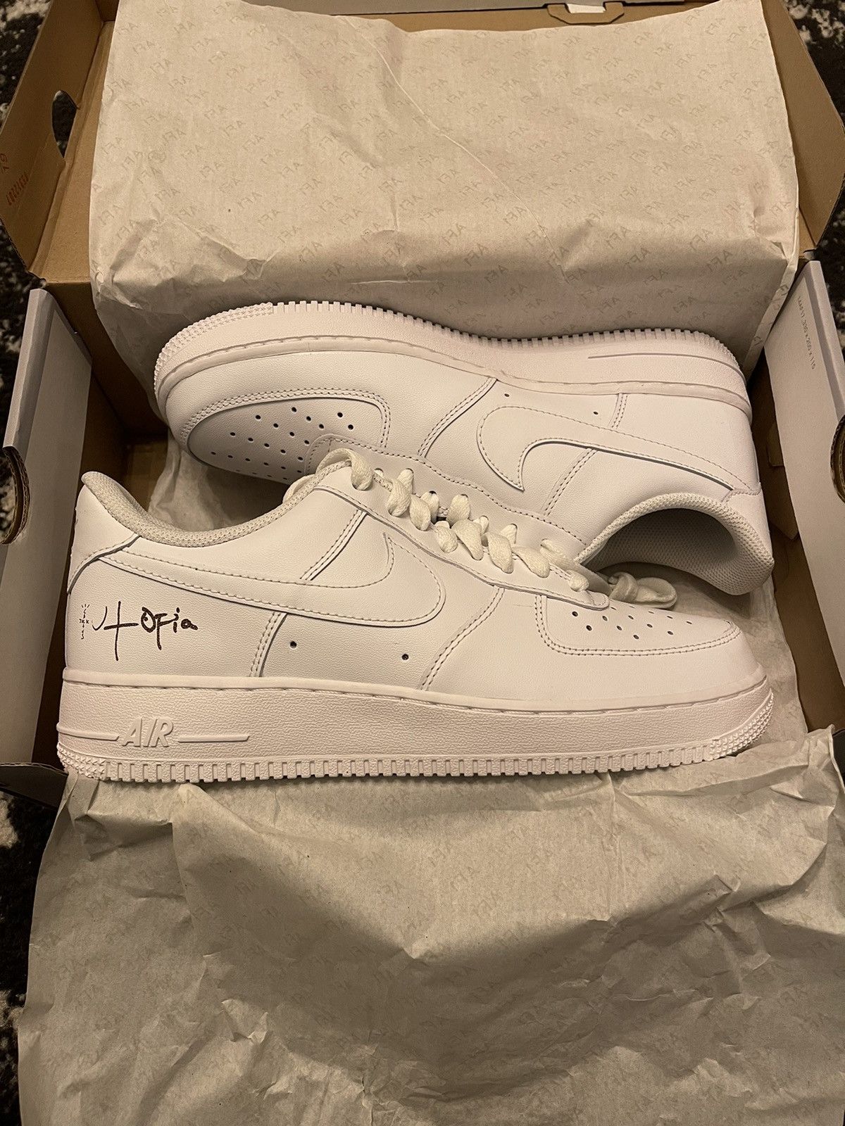 Nike Travis Scott “Utopia” Air Force 1 | Grailed