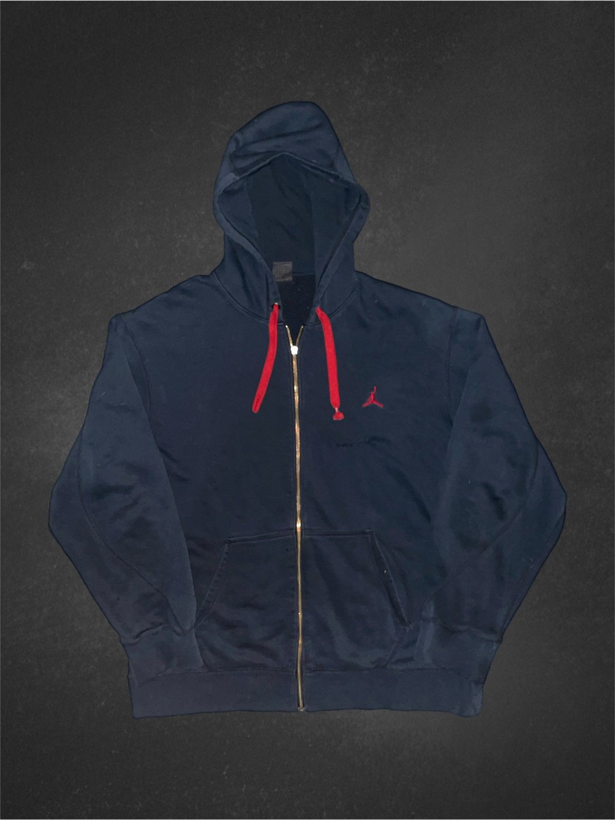 Jordan Brand Y2K Distressed Nike Air Jordan Zip Up Hoodie | Grailed