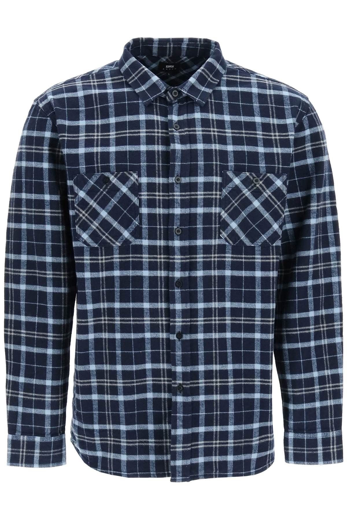 Edwin Edwin 'roses labour' check flannel shirt | Grailed