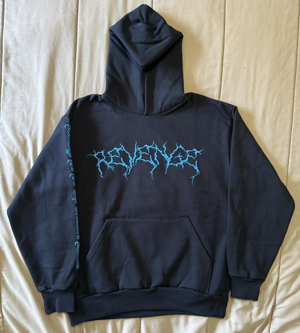 Revenge Revenge XXXTENTACION Lightning Kill Hoodie Black/Blue | Grailed