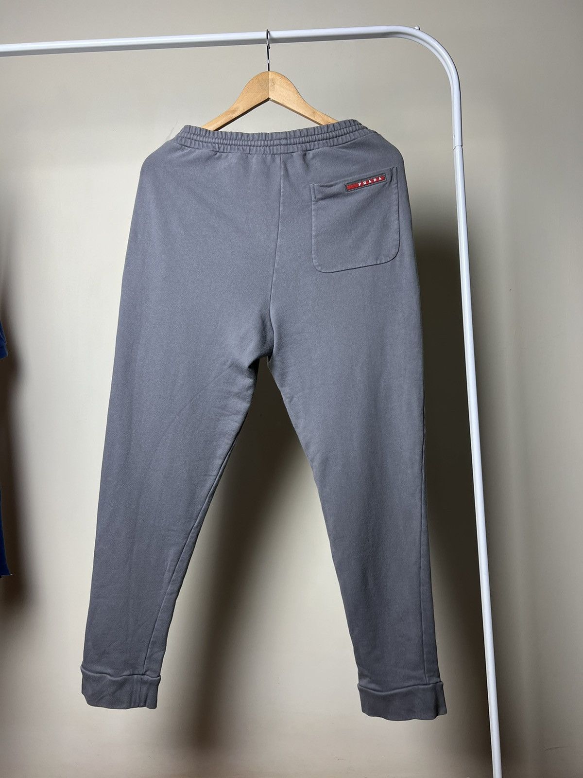 Vintage Prada sweatpants vintage pants Slim Rare Mini Logo | Grailed