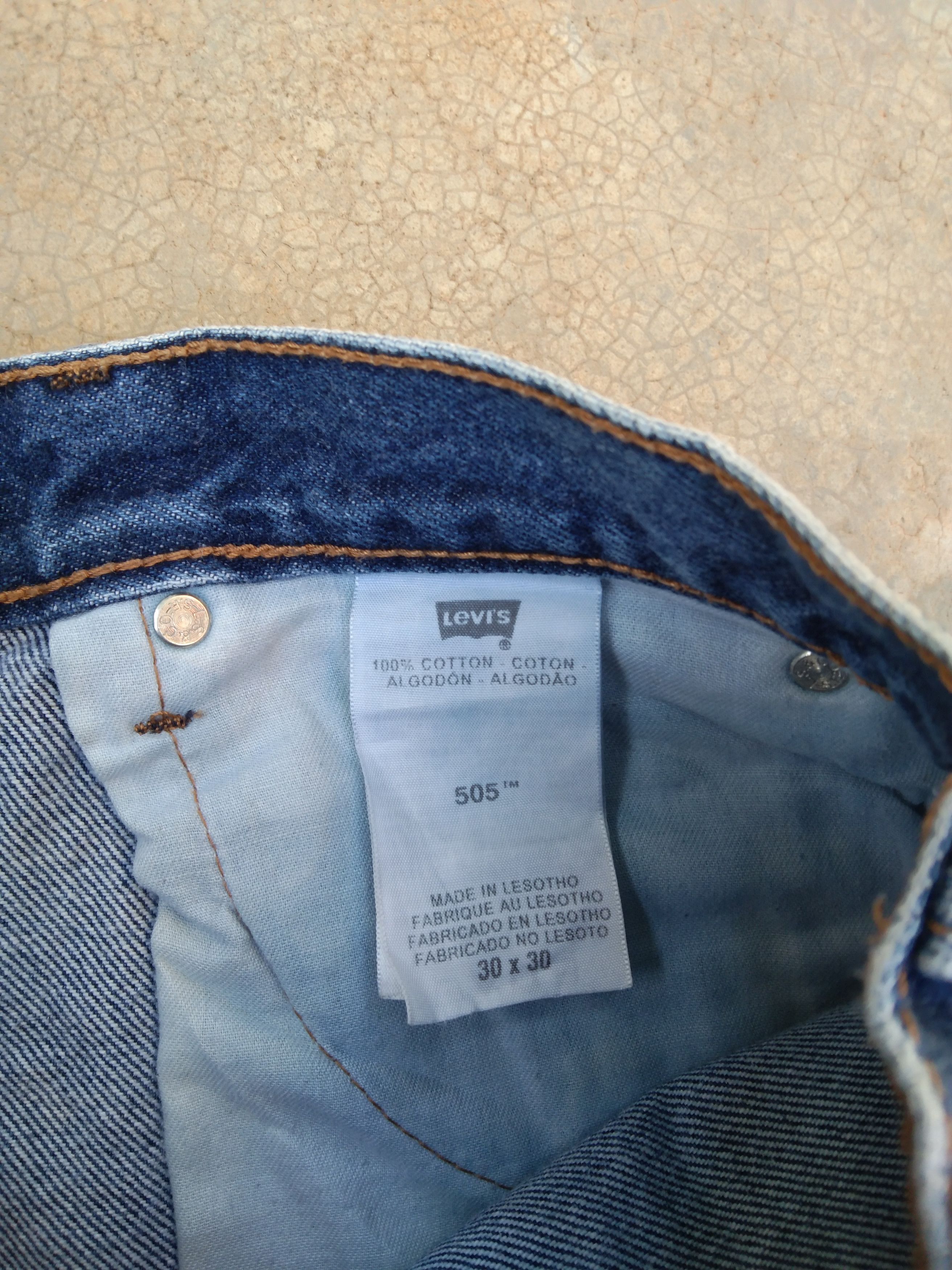 Jean × Levi's × Vintage Vintage Levi's Jeans 505 Released Hem Distressed Denim 30x29 | Grailed