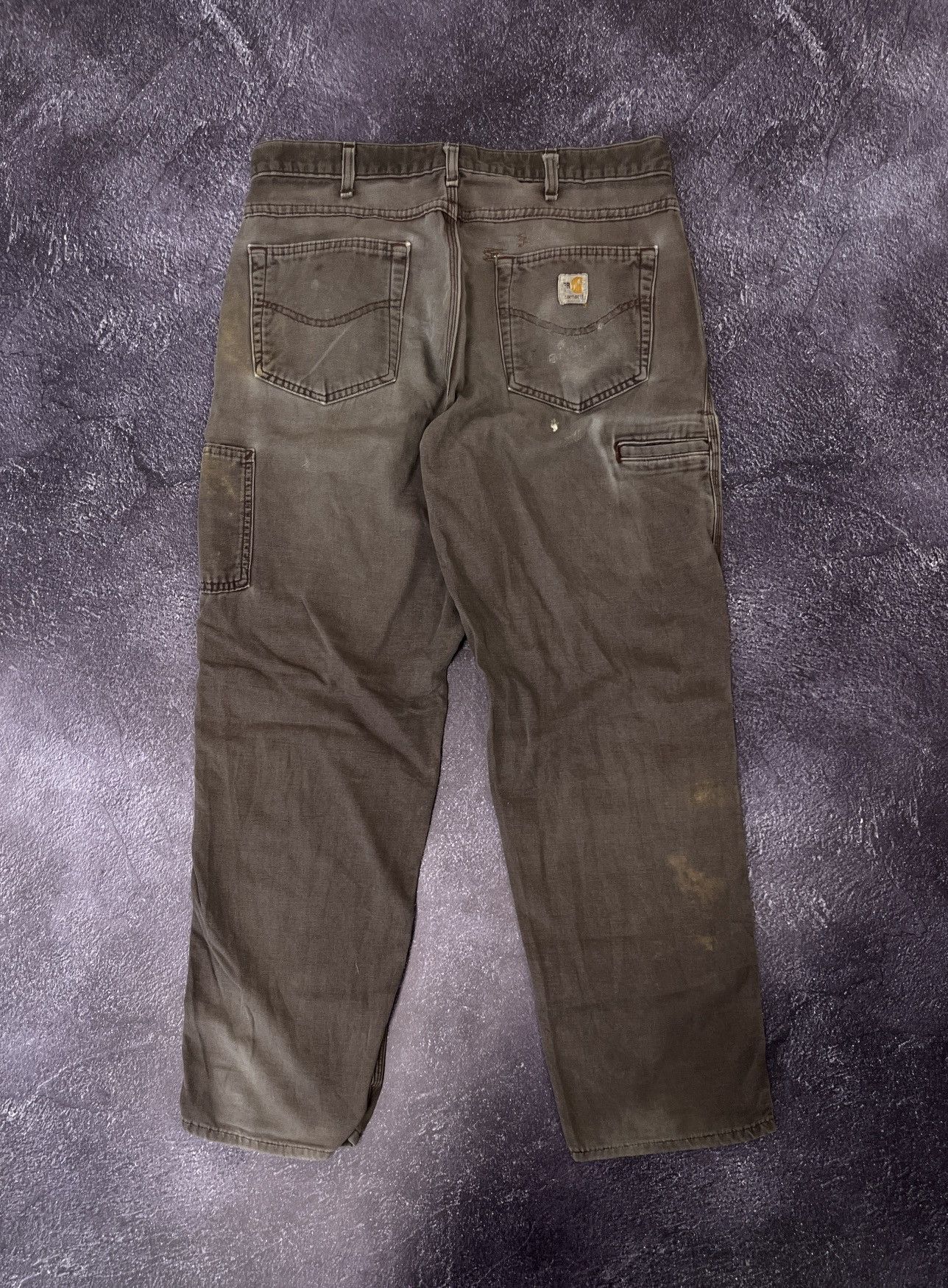 Vintage Vintage 90s Carhartt Baggy Faded Loose Fit Work Pants Jeans | Grailed