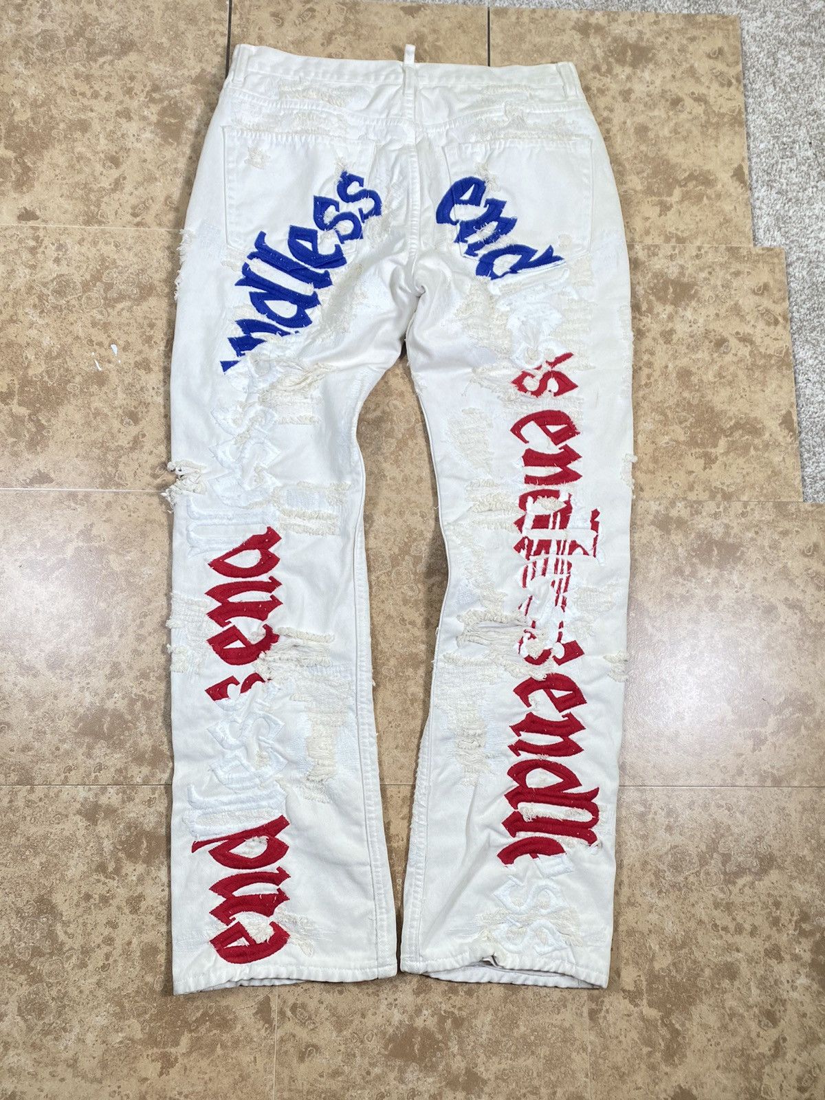 Vlone Endless Denim Jeans SAMPLE 1 of 1 | Grailed