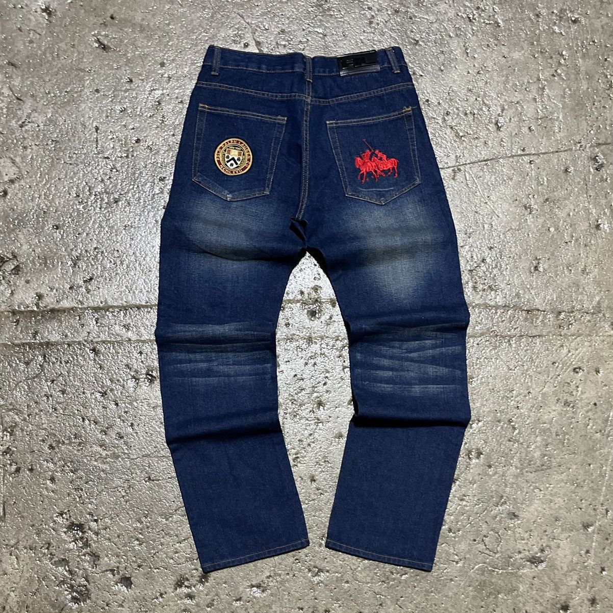 Polo Ralph Lauren Crazy Vintage Y2K Polo RL Baggy Jeans Skater Wide Leg Unique | Grailed