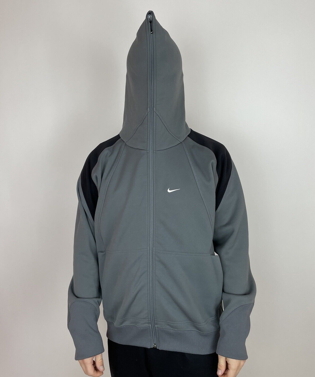 Nike VINTAGE 2000s NIKE NINJA TRACK JACKET Y2K ZIP HOODIE RARE | Grailed