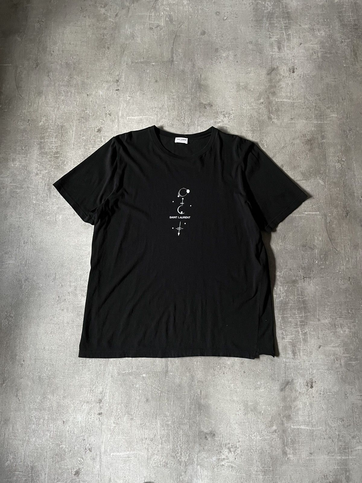 Saint Laurent Paris Saint Laurent Paris Mystique black T-shirt SS20 ...
