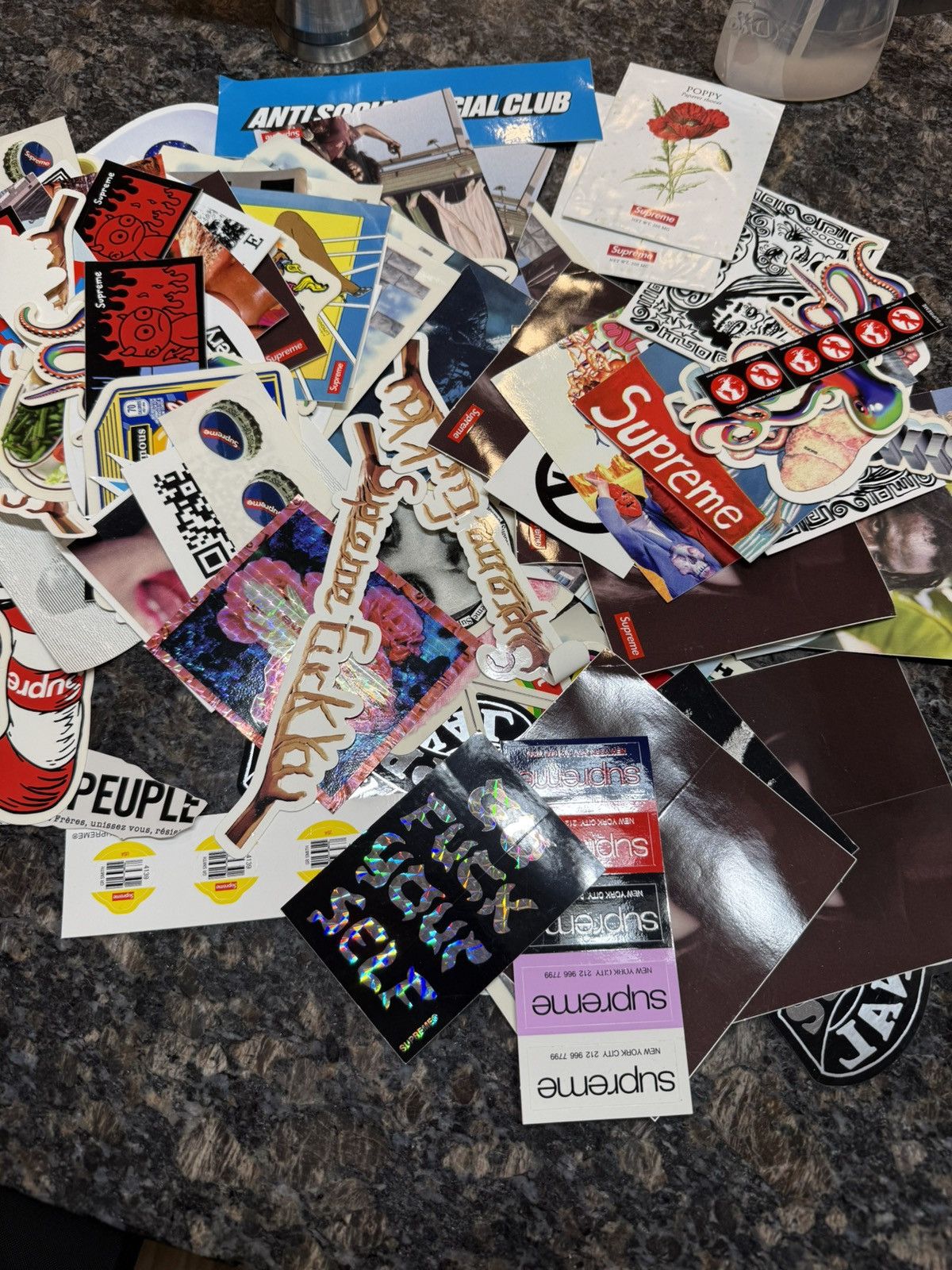 Supreme Assorted Supreme Stickers (lot of 5) | Grailed