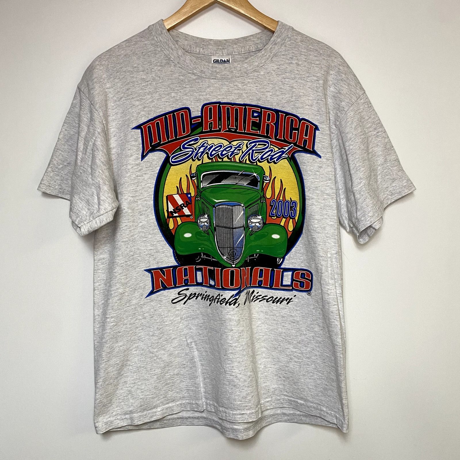 Vintage 2003 Car Show Shirt Y2K Hot Rod T-Shirt Racecar NASCAR Vtg ...