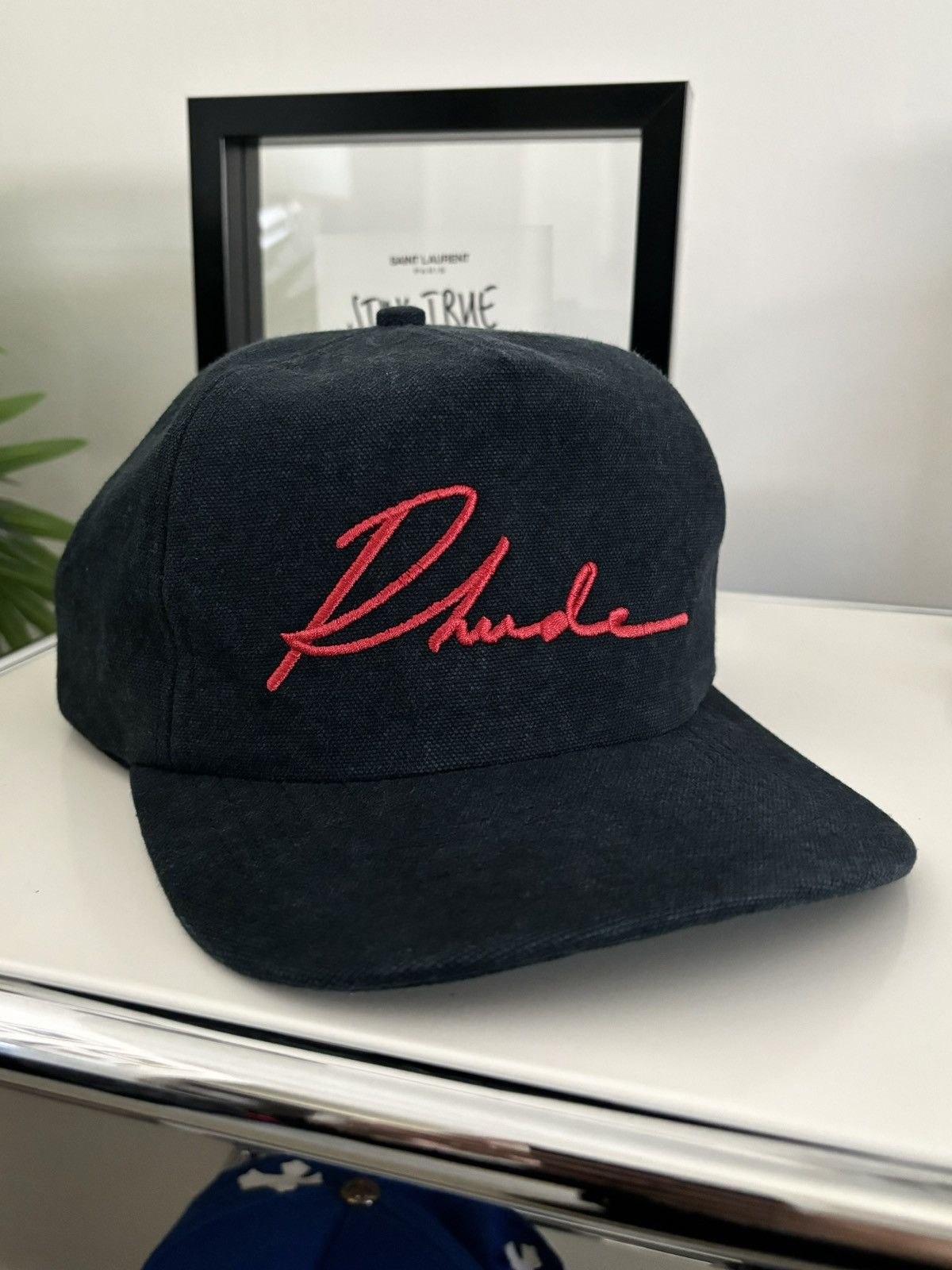 Rhude RHUDE SCRIPT LOGO HAT | Grailed