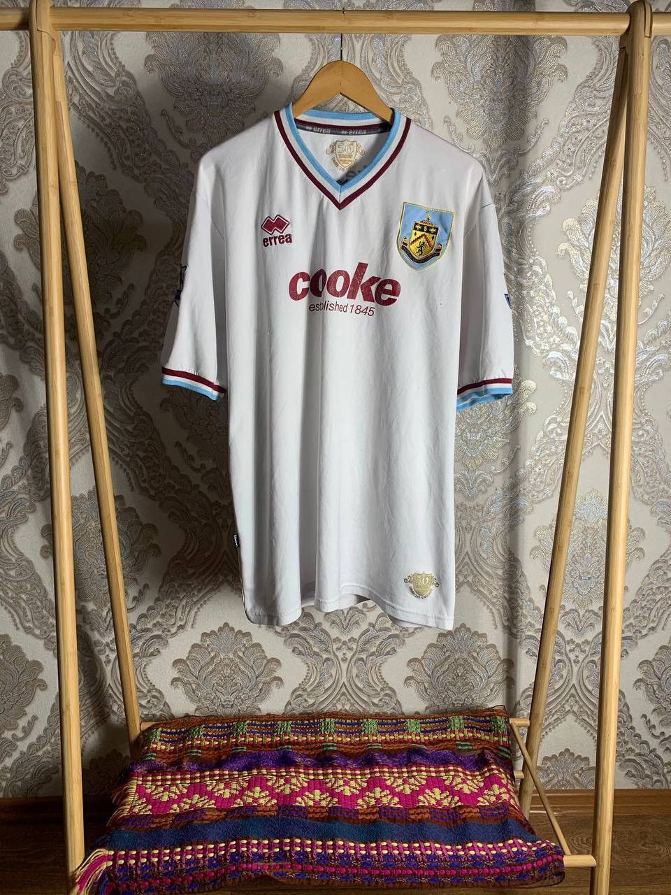 Errea × Streetwear × Vintage VERY RARE ERREA FC BURNLEY ENGLAND SOCCER ...