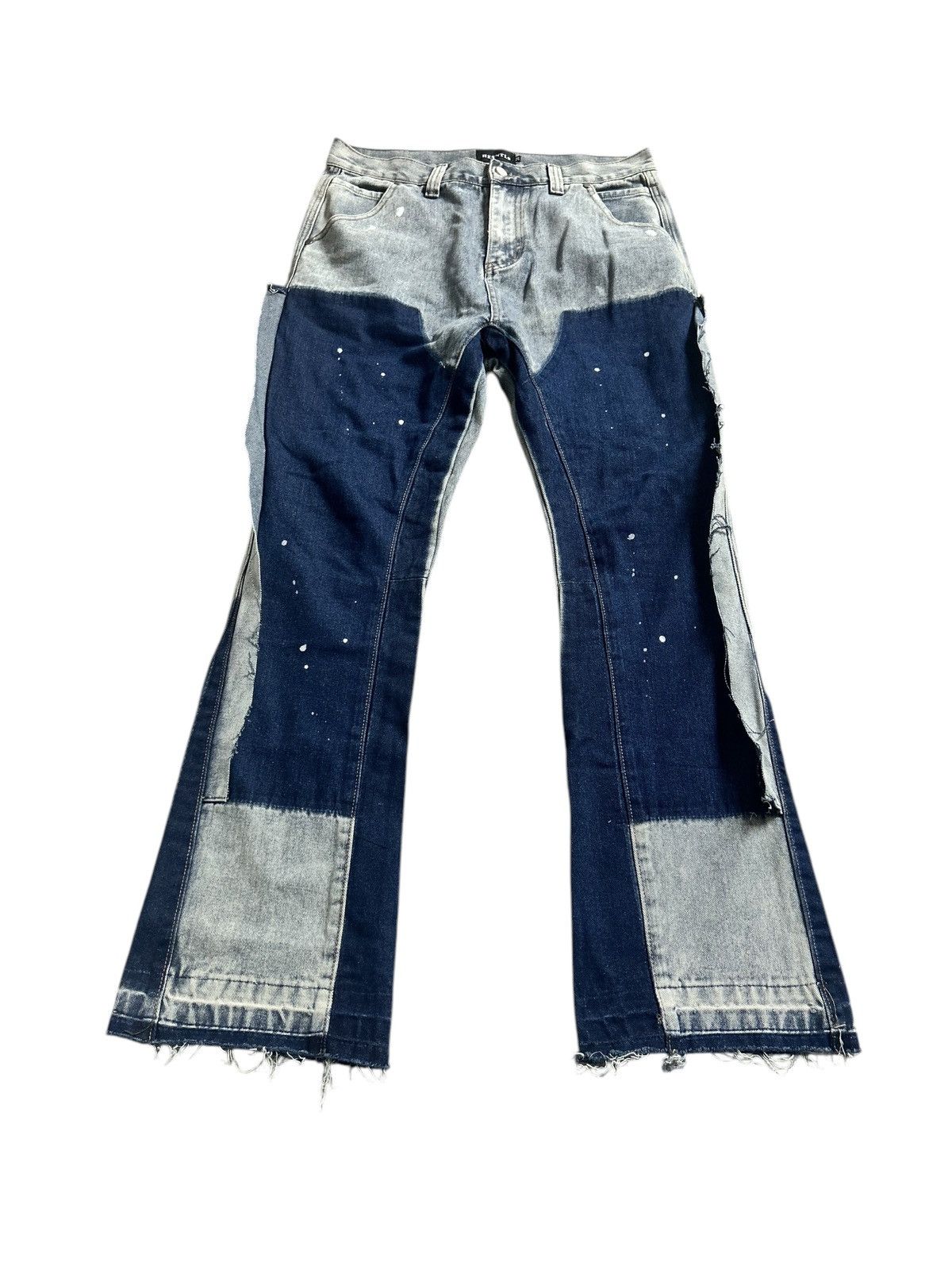 Japanese Brand × Streetwear Amiri style nfs flare pants double knee ...