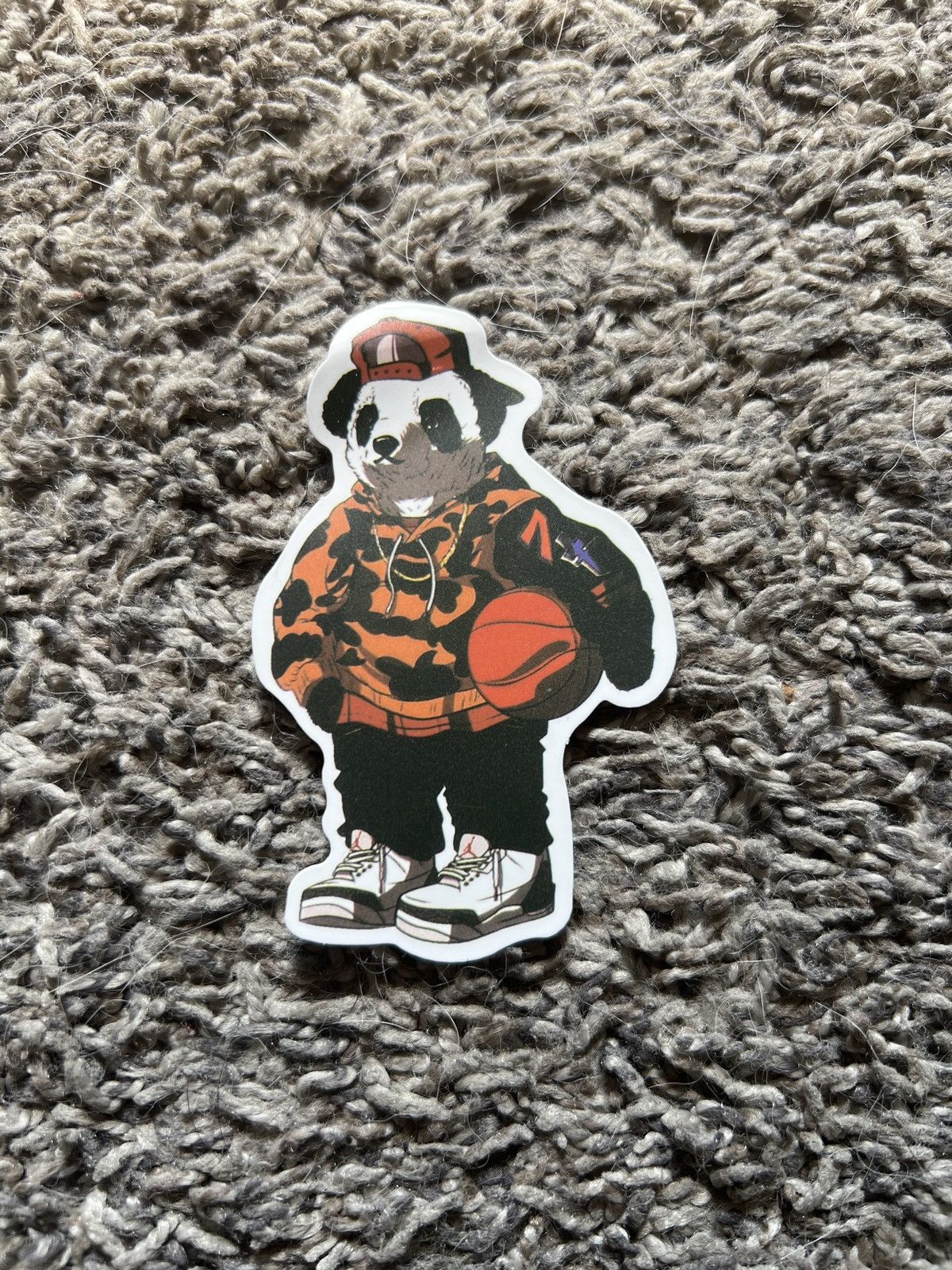 Hypebeast × Jordan Brand × Nike Jordan Gangsta Panda Basketball Sticker ...