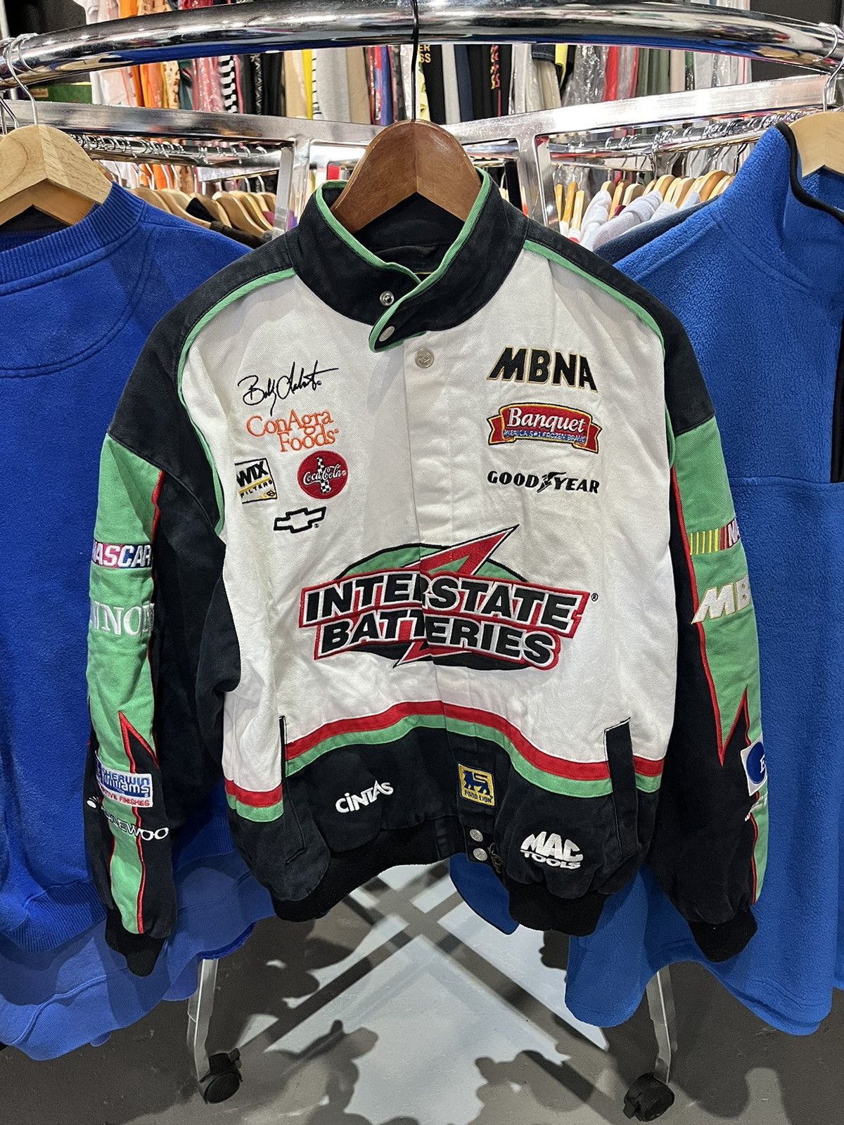 Vintage Vintage NASCAR Interstate Batteries Racing Jacket Youth XL ...