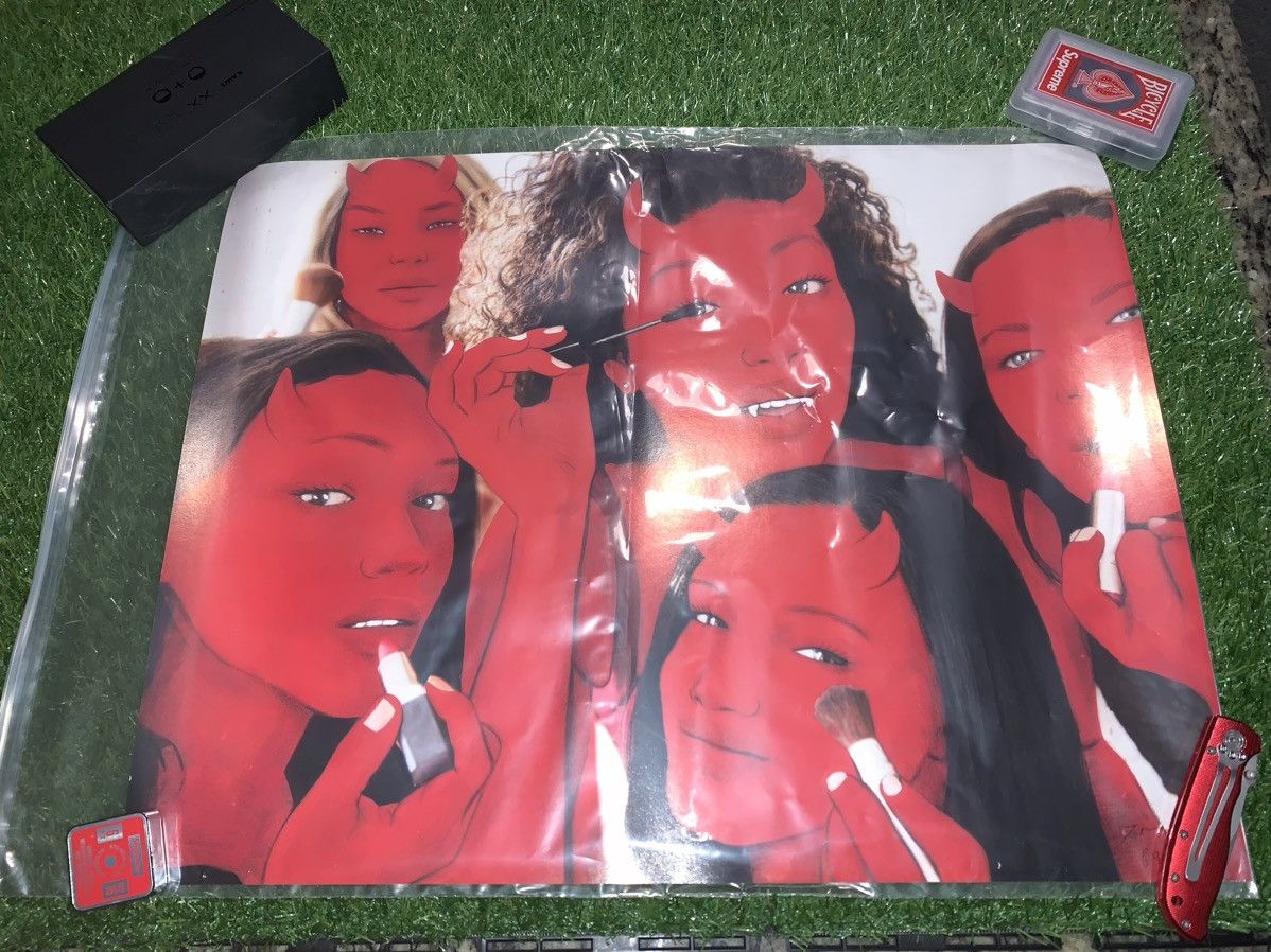 Japanese Brand T-rex global face no.3 art print | Grailed