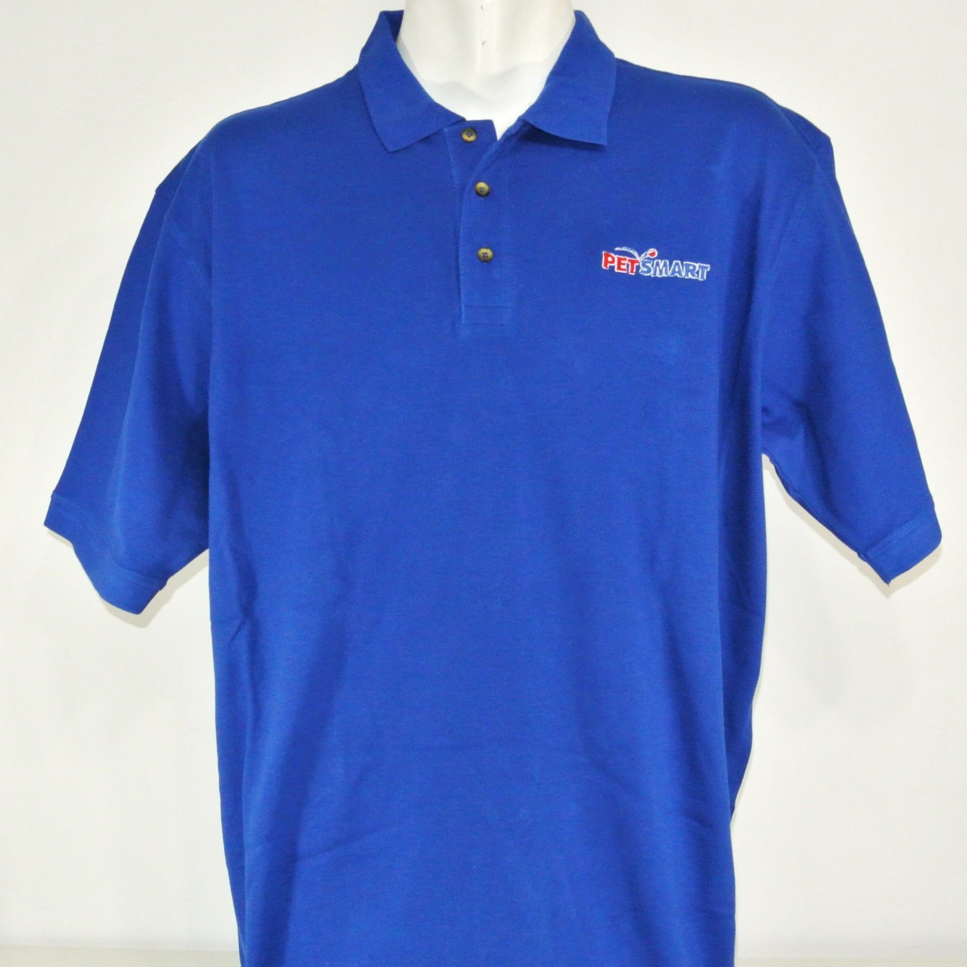 Other PETSMART Pet Store Employee Uniform Blue Polo Shirt NEW | Grailed