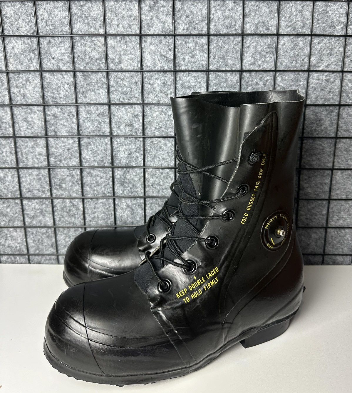 Bata × Vintage Bata 1984 Military Mickey Mouse Bunny Rubber Boots Size ...