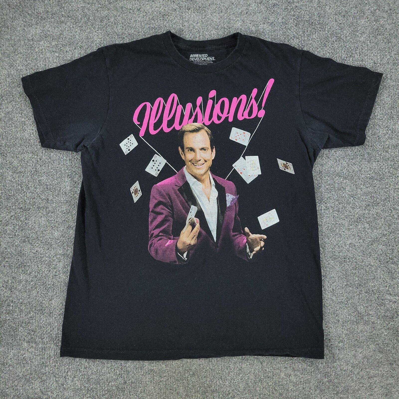 Vintage Arrested Development Shirt Men's Large Black Gob Bluth Illusions Graphic Adult | Grailed