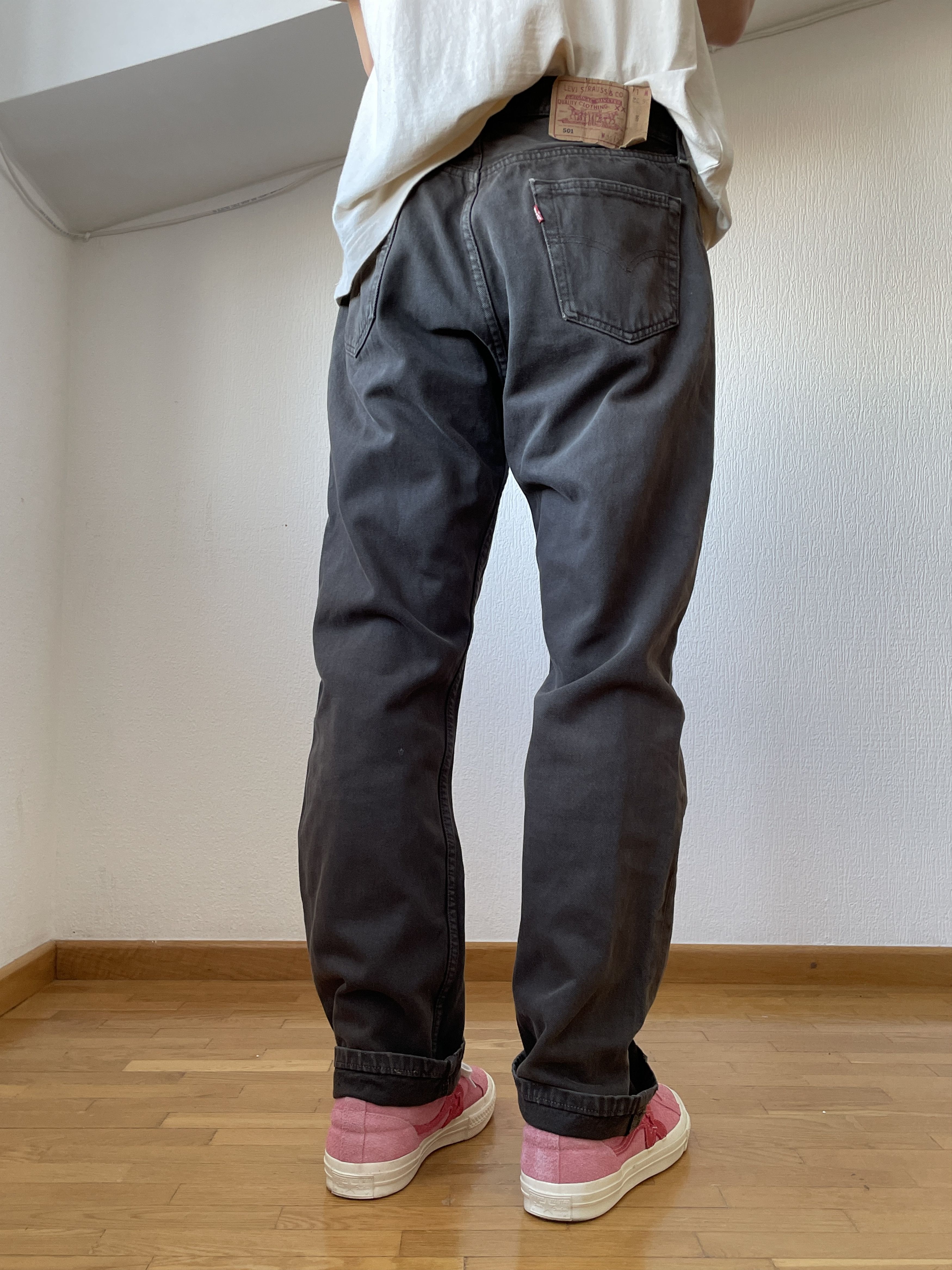 Vintage LEVIS 501 Jeans Vintage Brown Denim 90s A7420 | Grailed