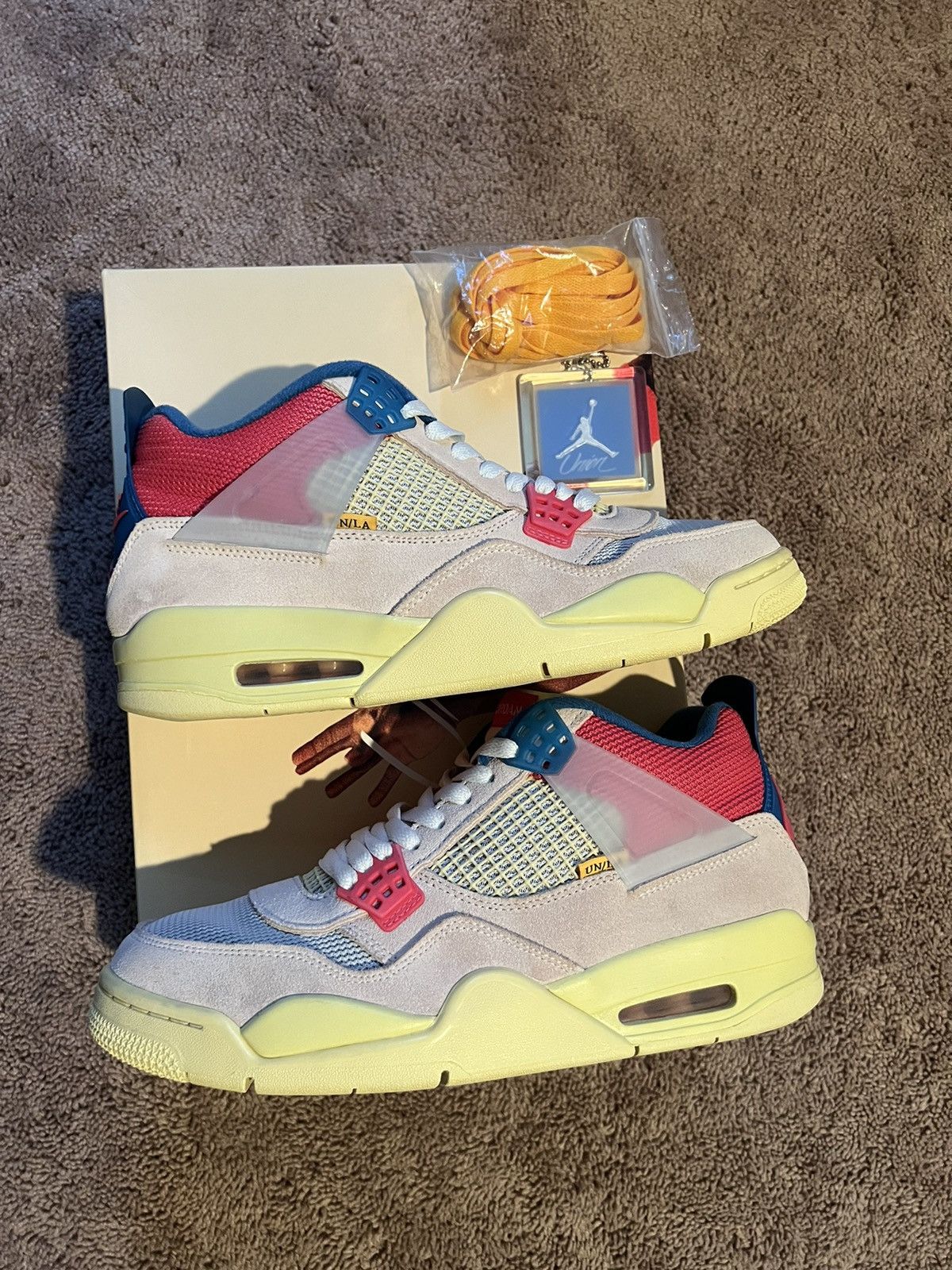 Jordan Brand × Nike × Union Jordan 4 Retro Union Guava Ice | Grailed