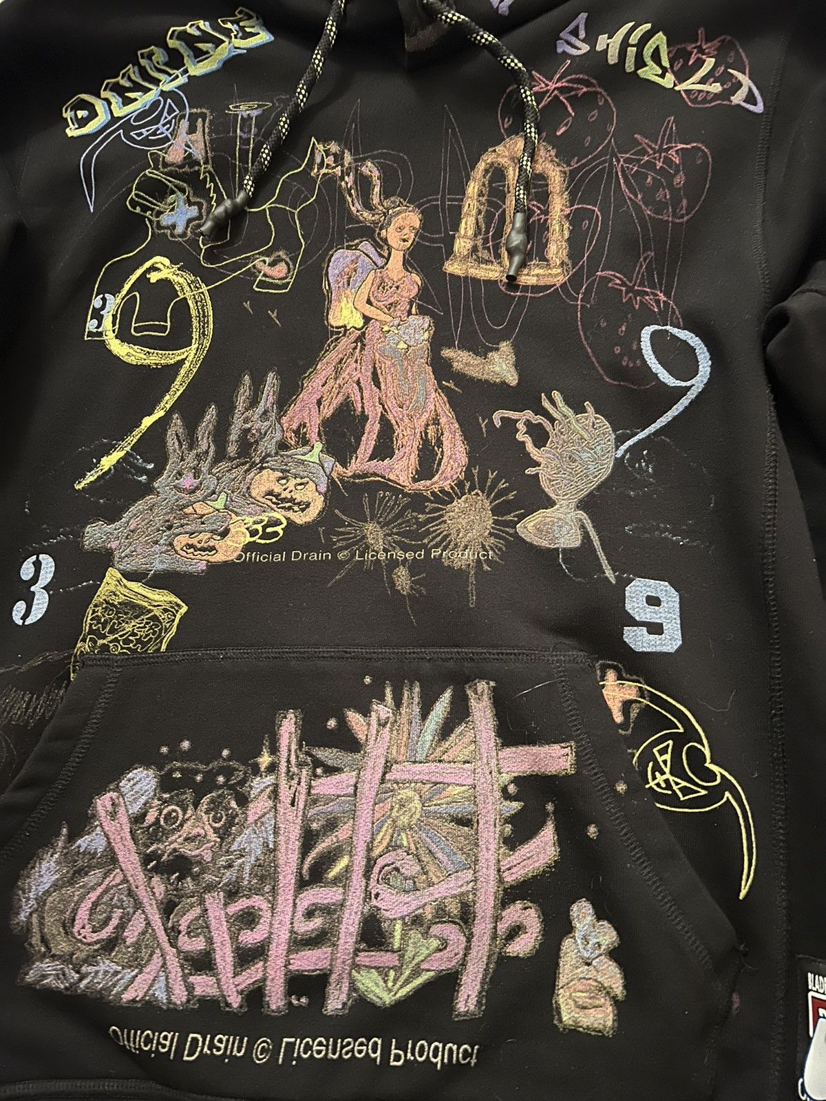 Drain Gang Bladee x Claire Barrow 333 Exstasia Hoodie | Grailed