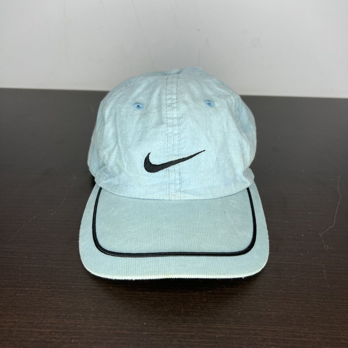 Nike × Outdoor Cap × Vintage Nike Hat Cap Blue 90s Swoosh Logo Y2K ...
