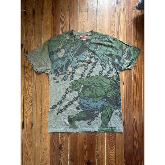 Marvel Comics Marvel Comics Incredible Hulk T Shirt 2009 All Over Print ...
