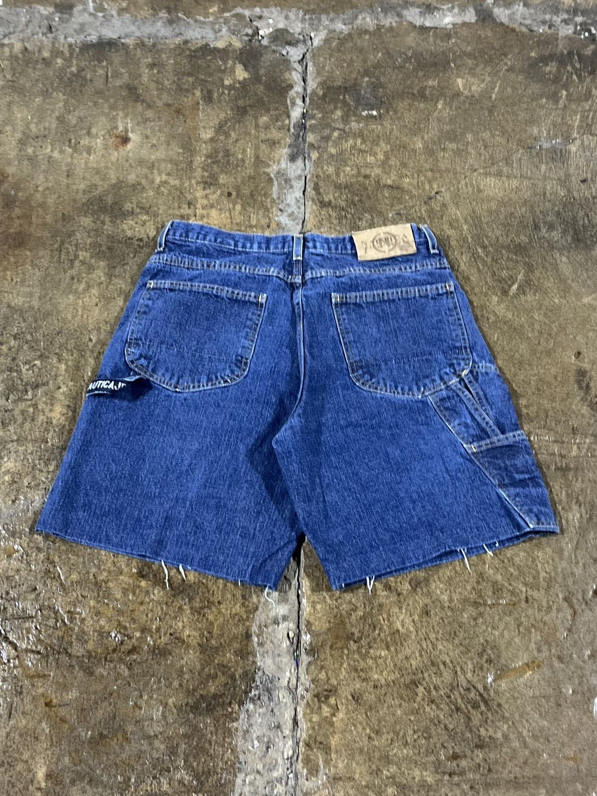 Carhartt × Nautica × Vintage Crazy Y2K Nautica Carpenter Jorts Workwear ...