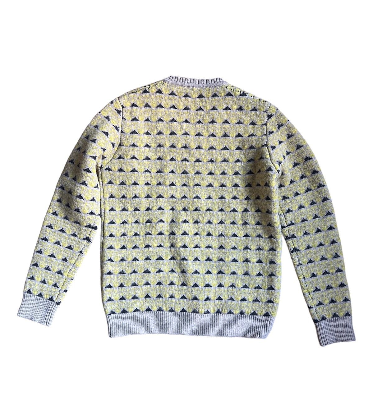 Raf Simons Heavy Lamb Wool Knitted V-Neck Jumper | Grailed