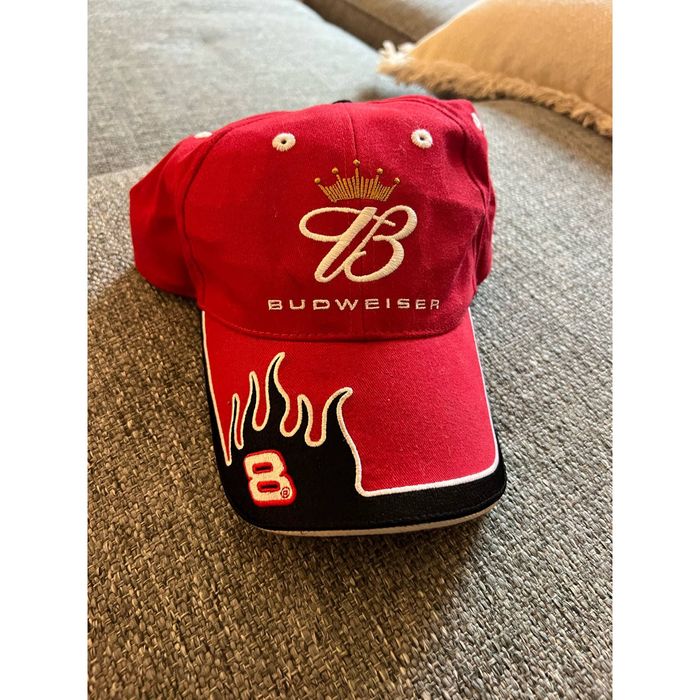 NASCAR Red Dale Jr. Budweiser NASCAR Hat # 8 Like New | Grailed