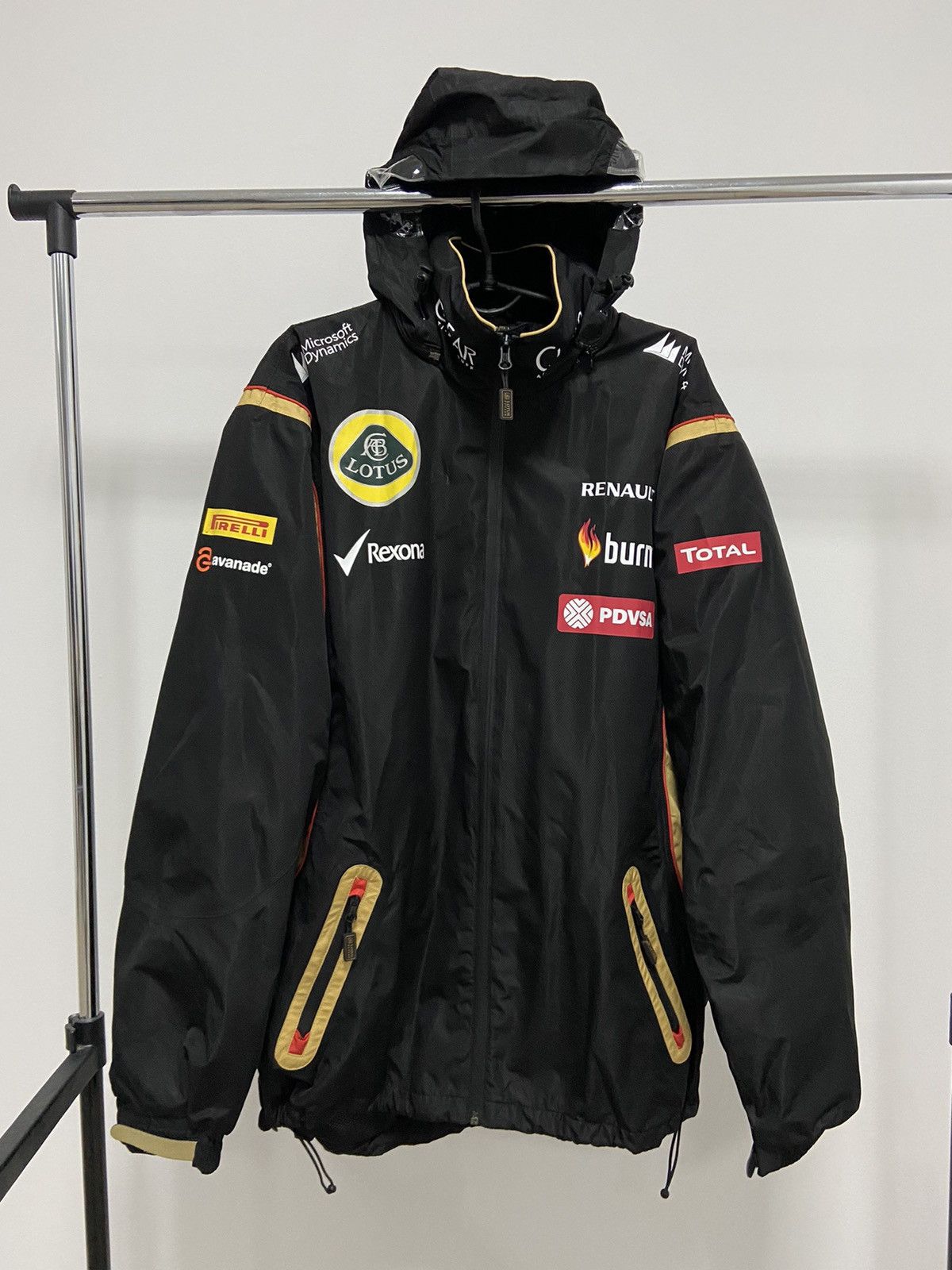 Streetwear × Vintage Lotus Racing Jacket Vintage Raincoat F1 Team Big ...
