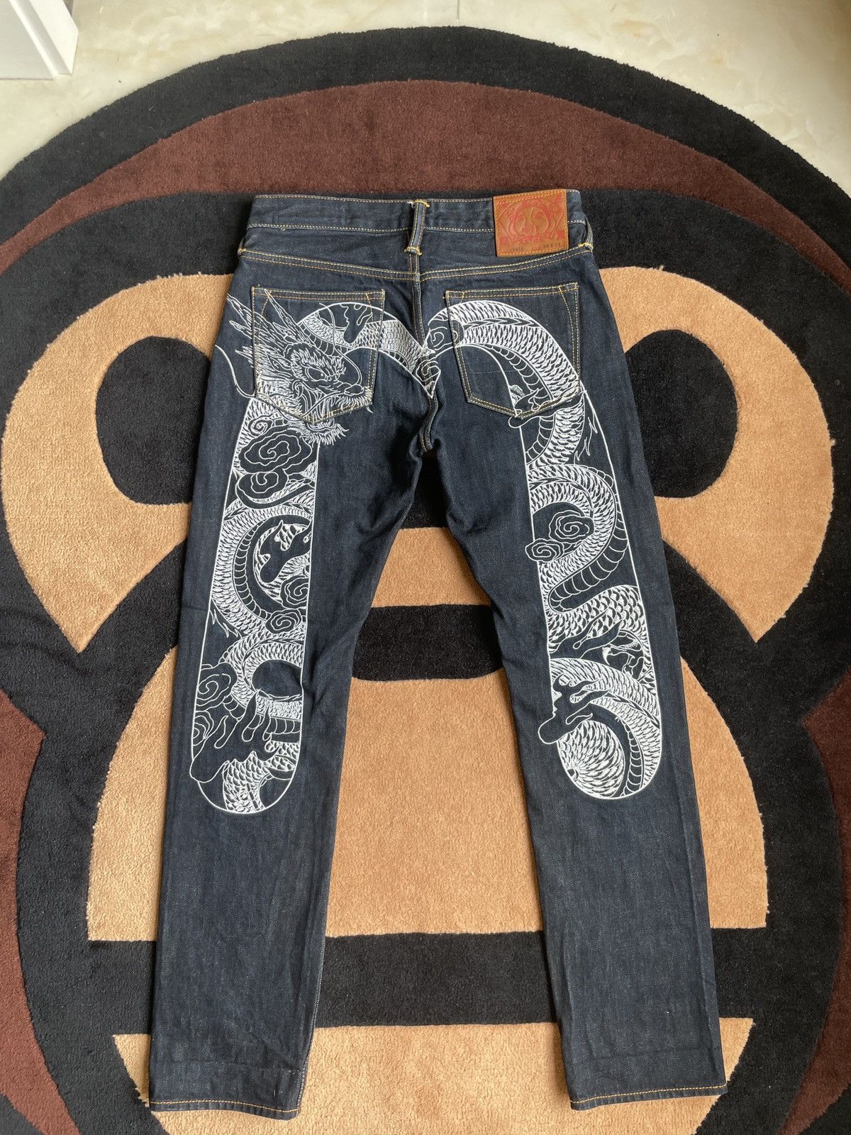 Vintage EVISU daicock sliver dragon size：30 | Grailed