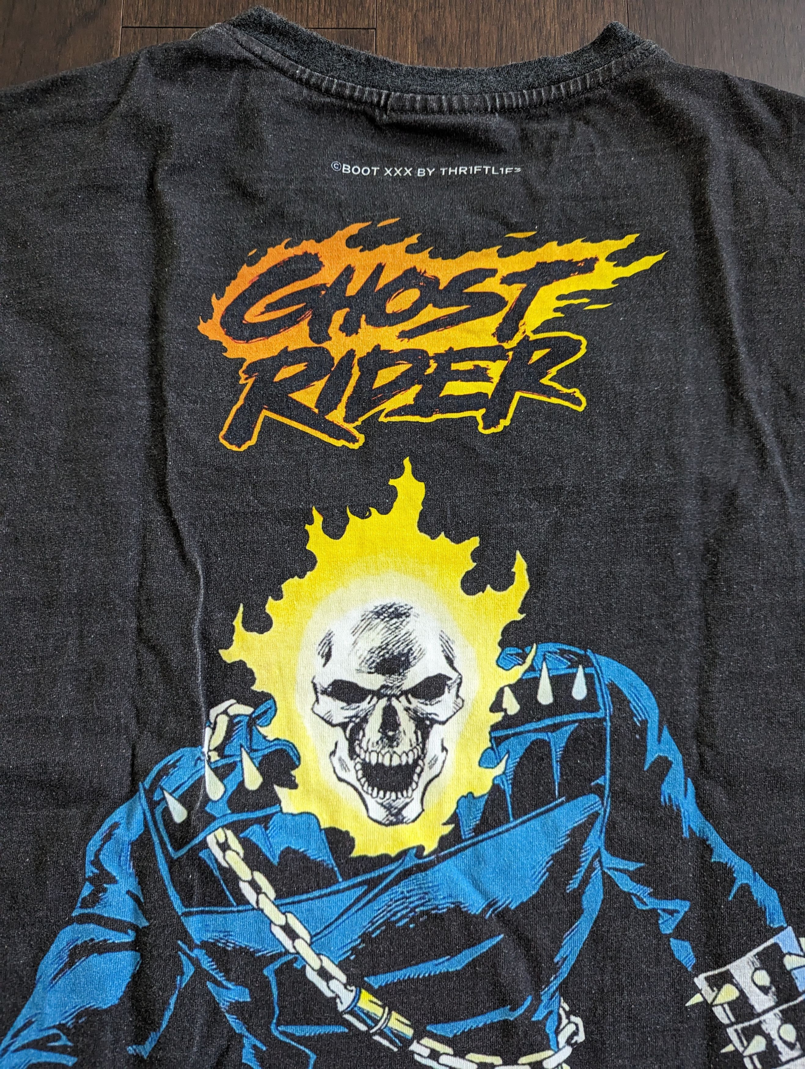 Vintage Vintage Bootleg Marvel Ghost Rider T-shirt | Grailed