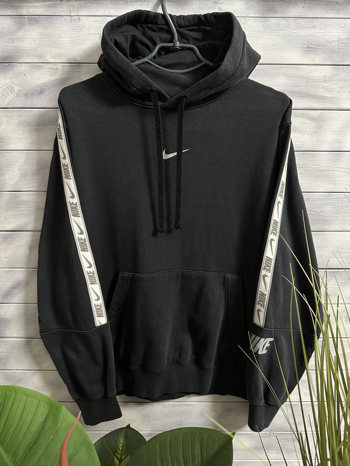 Nike Hoodie Nike Centr Logo Small Swoosh Monogram Long | Grailed