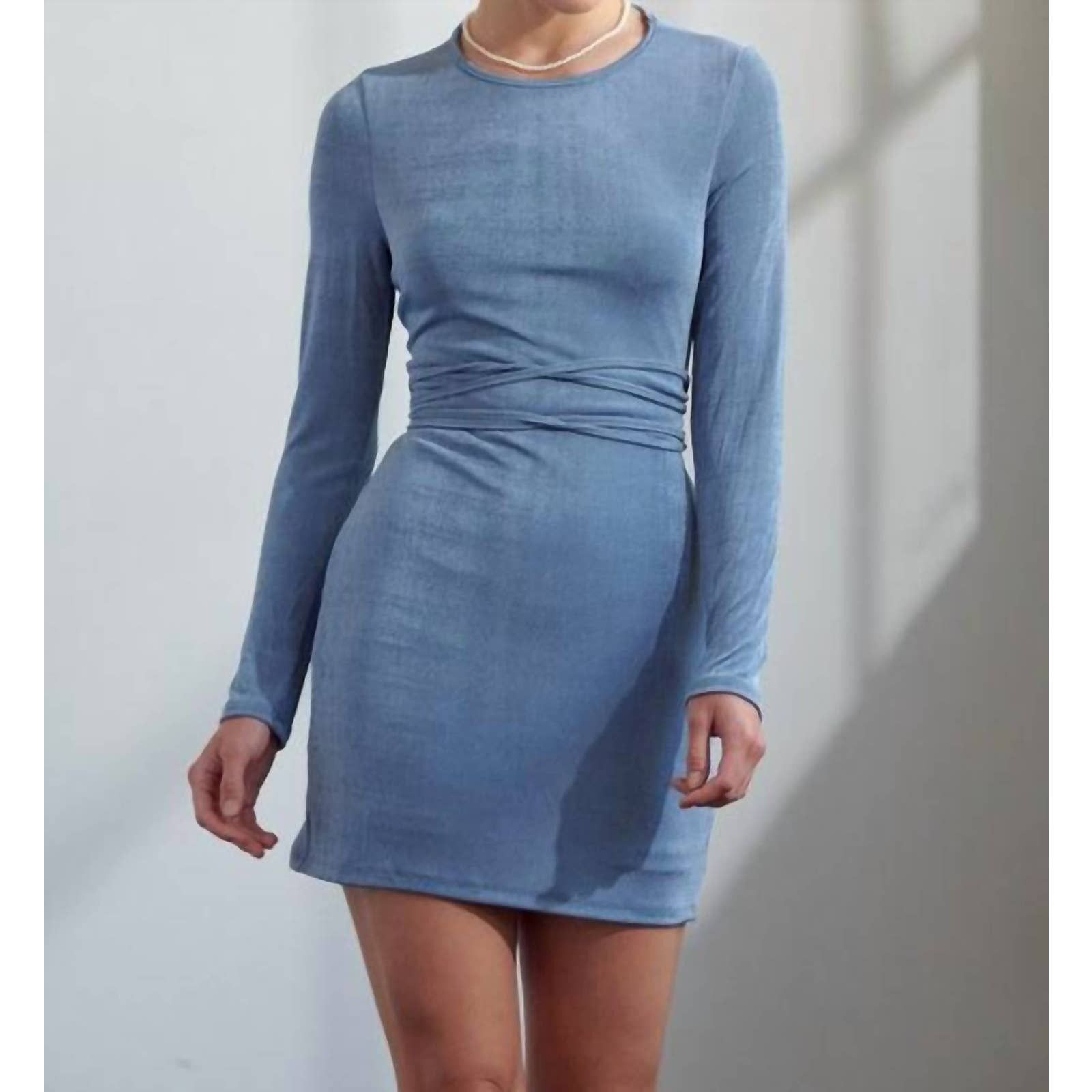 Designer IDEM DITTO Felicia Criss-Cross Back Metallic Knit Mini | Grailed