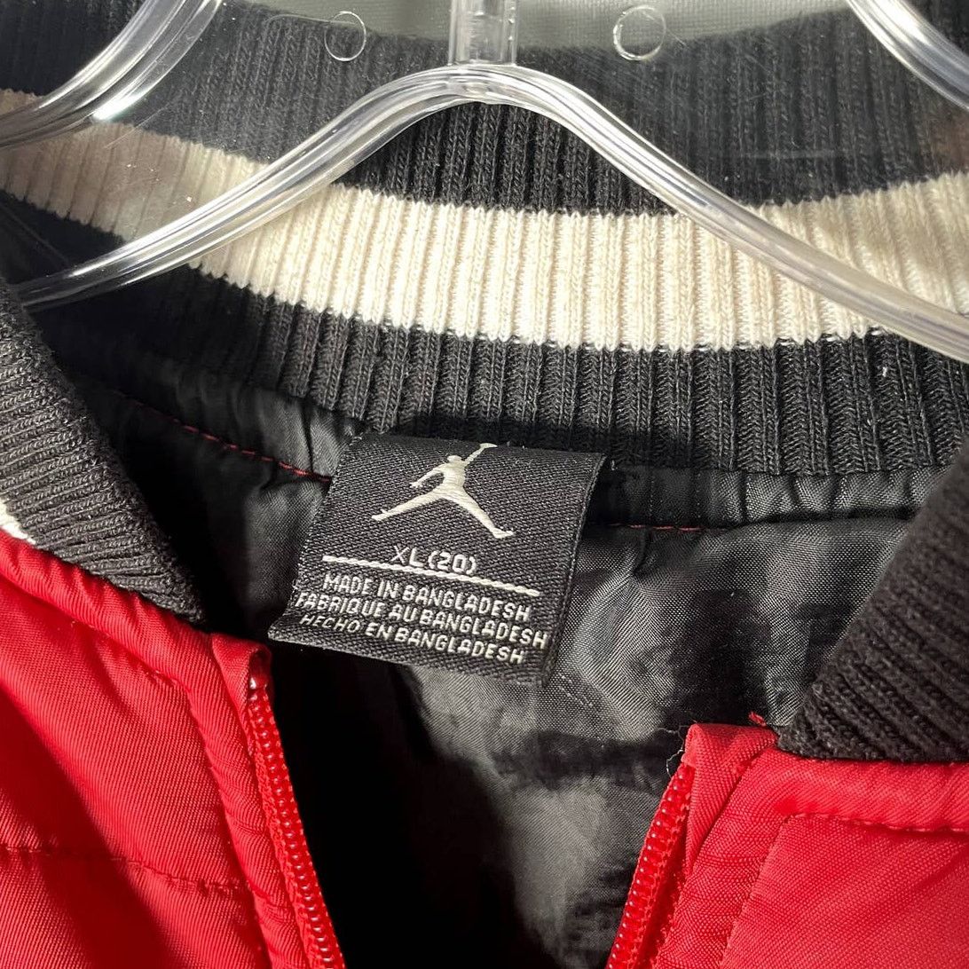 Jordan Brand Air Jordan Varsity Logo Jumpman Bomber Flight Jacket Size ...