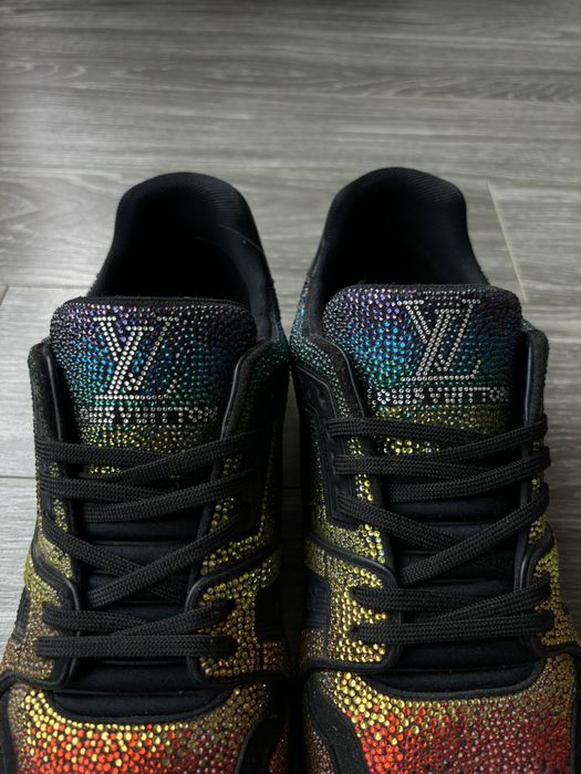 Louis Vuitton Louis Vuitton Trainer Crytal Rhinestones | Grailed