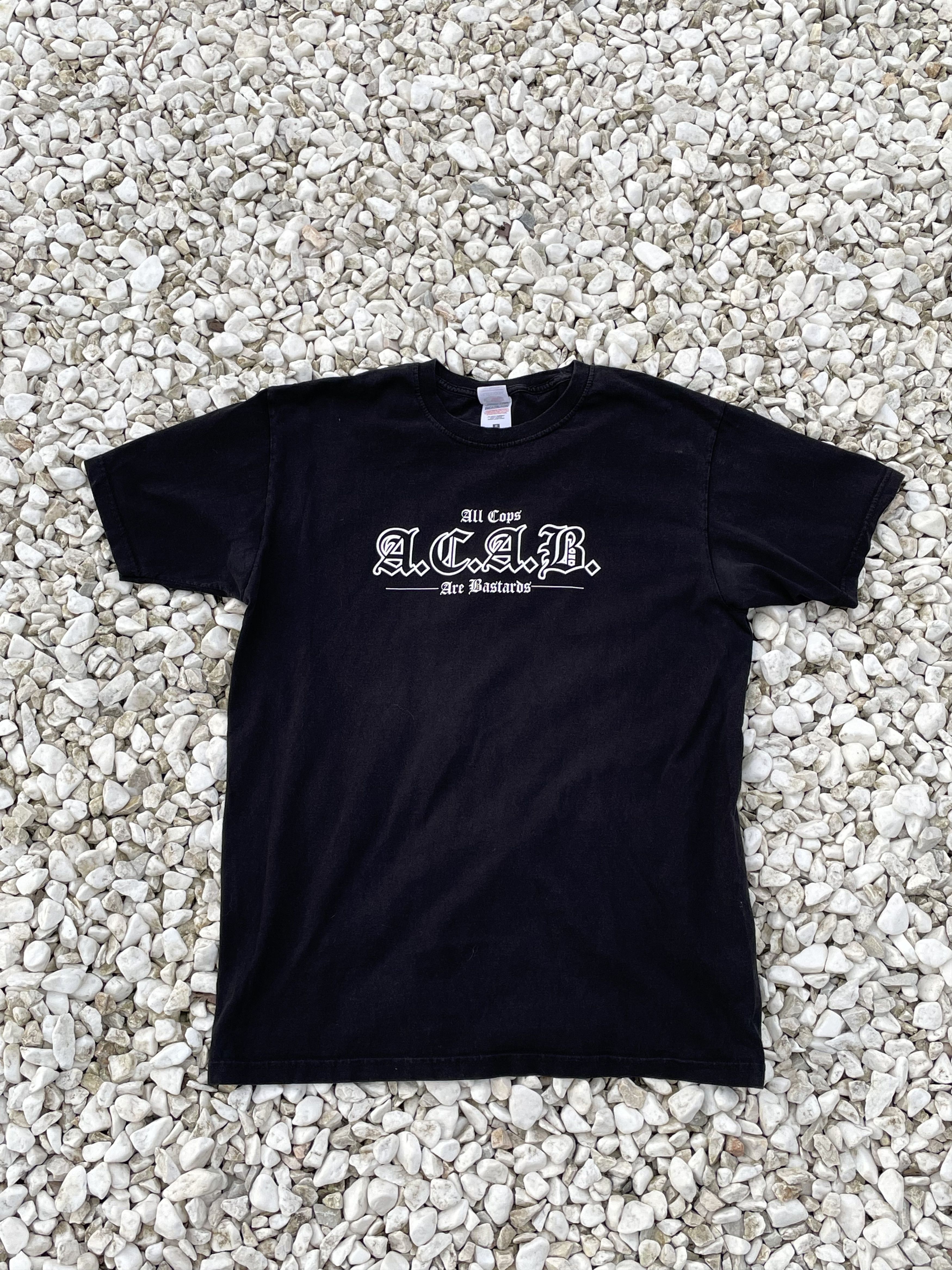 Streetwear × Vintage ACAB A.C.A.B hooligan vintage streetwear tee | Grailed