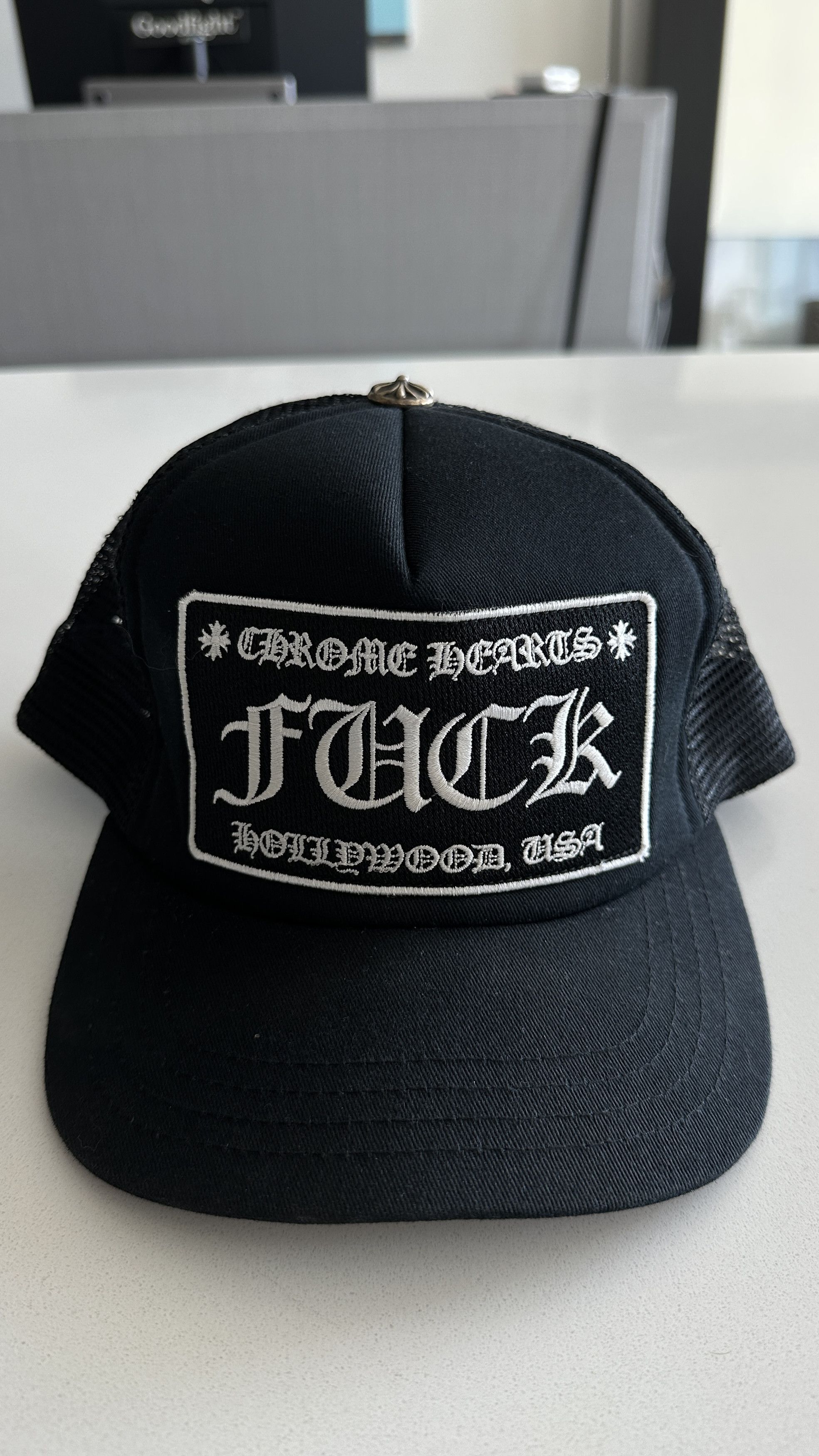 Chrome Hearts Chrome Hearts FUCK hat | Grailed